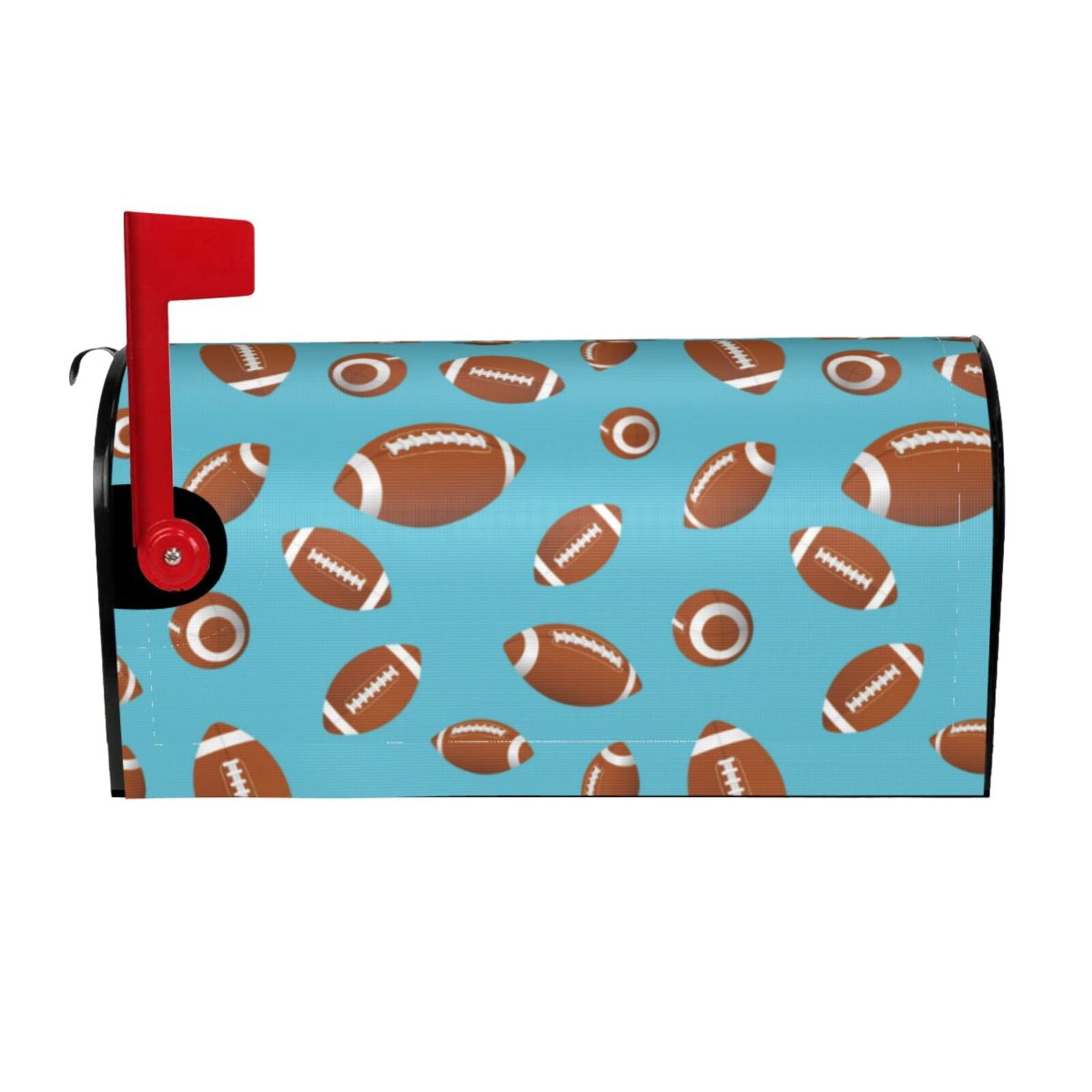 Mailbox Covers Magnetic Standard Size - American football blue cute ...