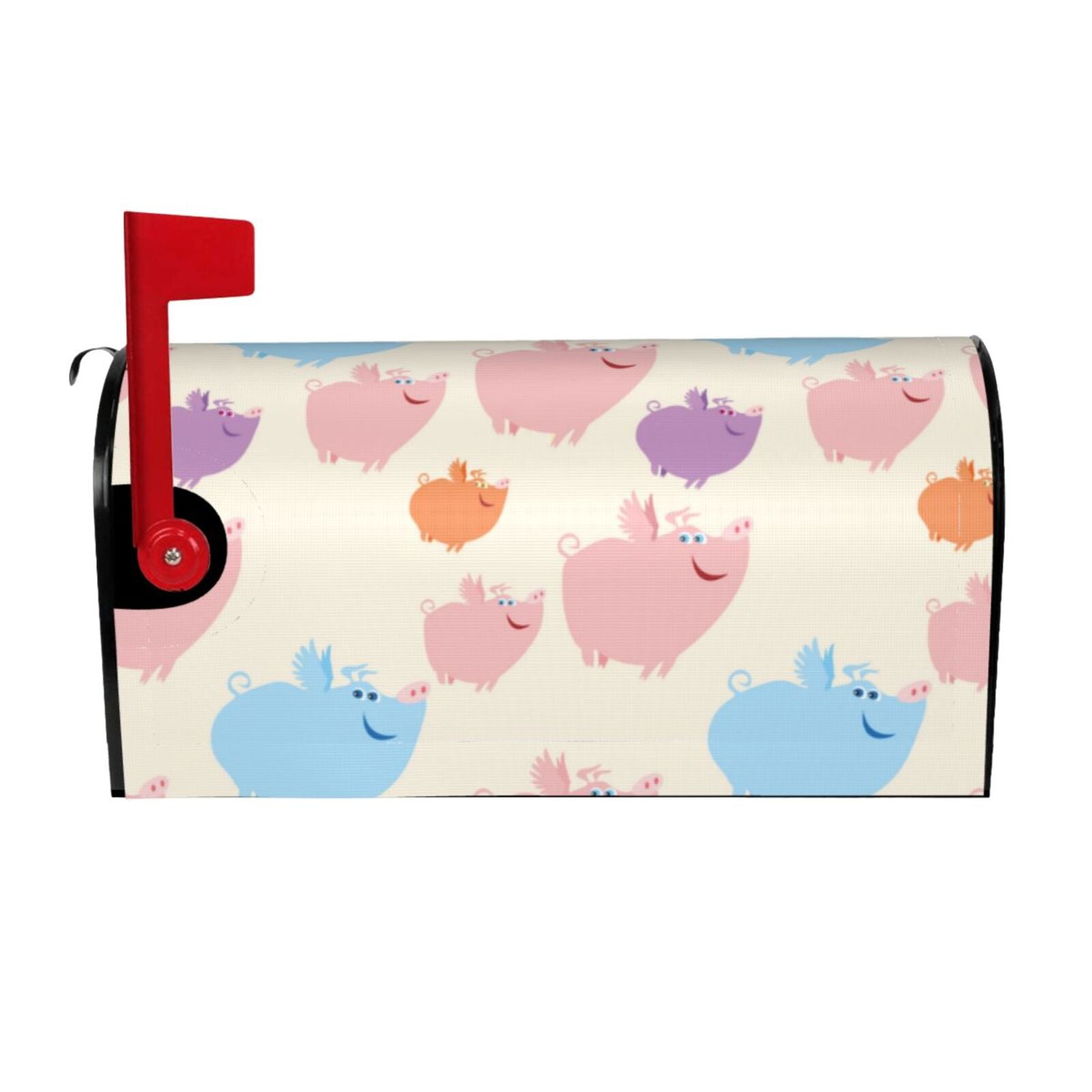 Mailbox Covers Magnetic Standard Size - Artistic Cute Cartoon Pig ...