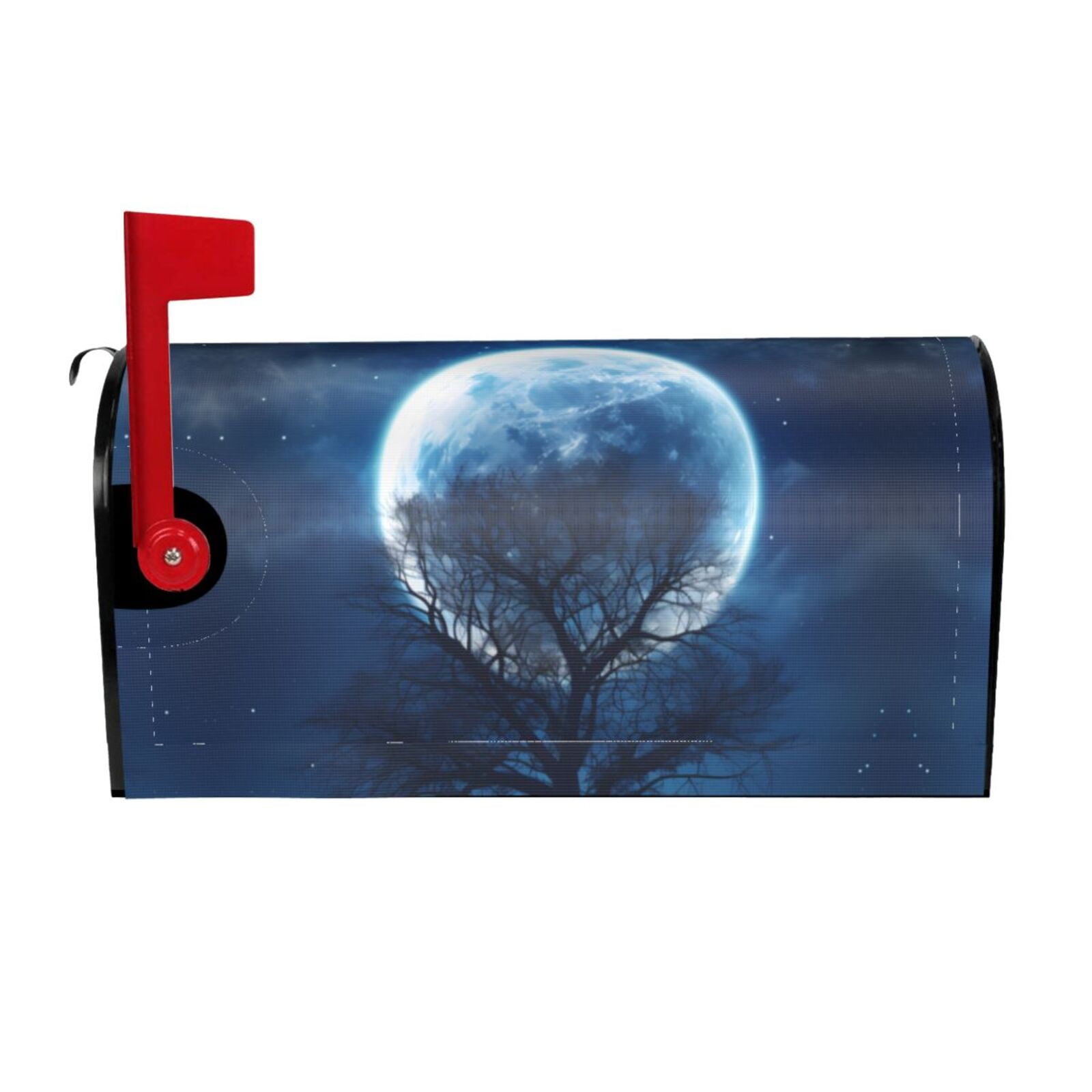 Mailbox Covers Magnetic Standard Size - Artistic Moon Starry Sky Tree ...