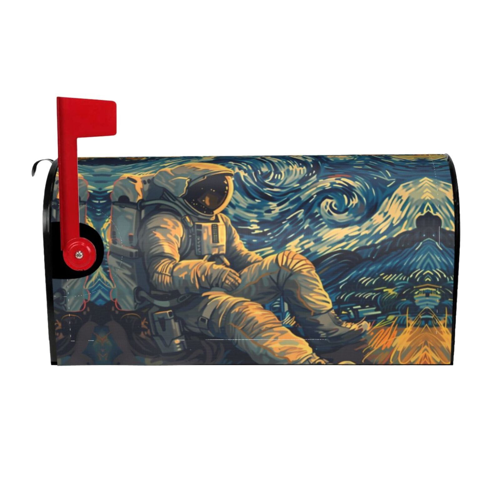 Mailbox Covers Magnetic Standard Size - Astronaut Starry Night ...