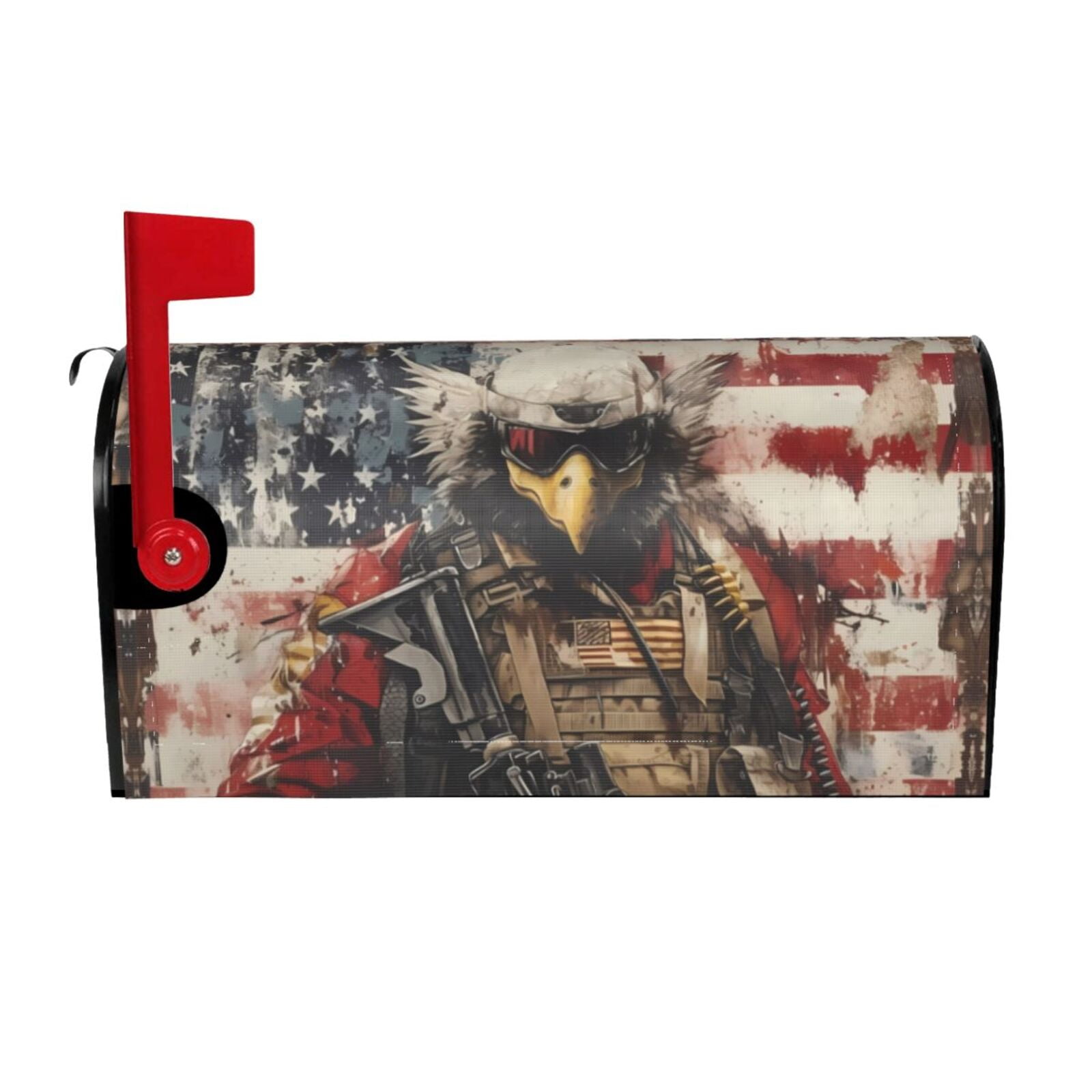 Mailbox Covers Magnetic Standard Size - Bald Eagle Soldier Waterproof ...