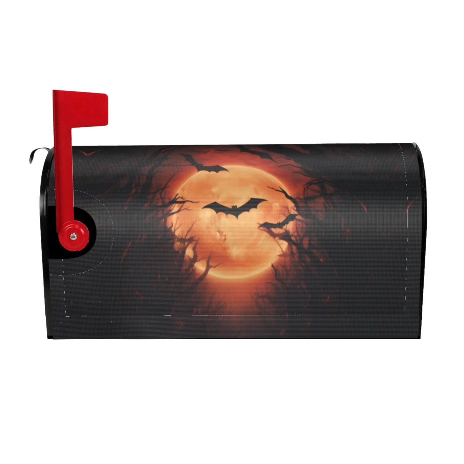 Mailbox Covers Magnetic Standard Size - Bat Sun Forest Path Waterproof ...