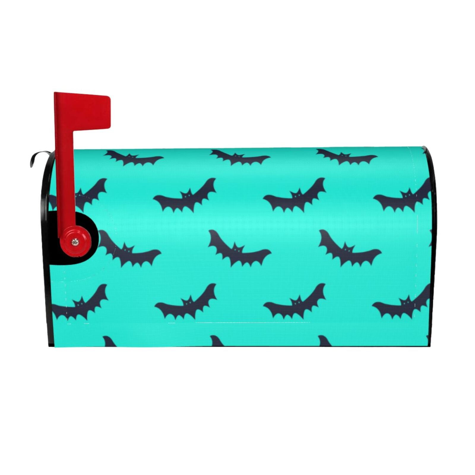Mailbox Covers Magnetic Standard Size - Bat halloween ghost green ...