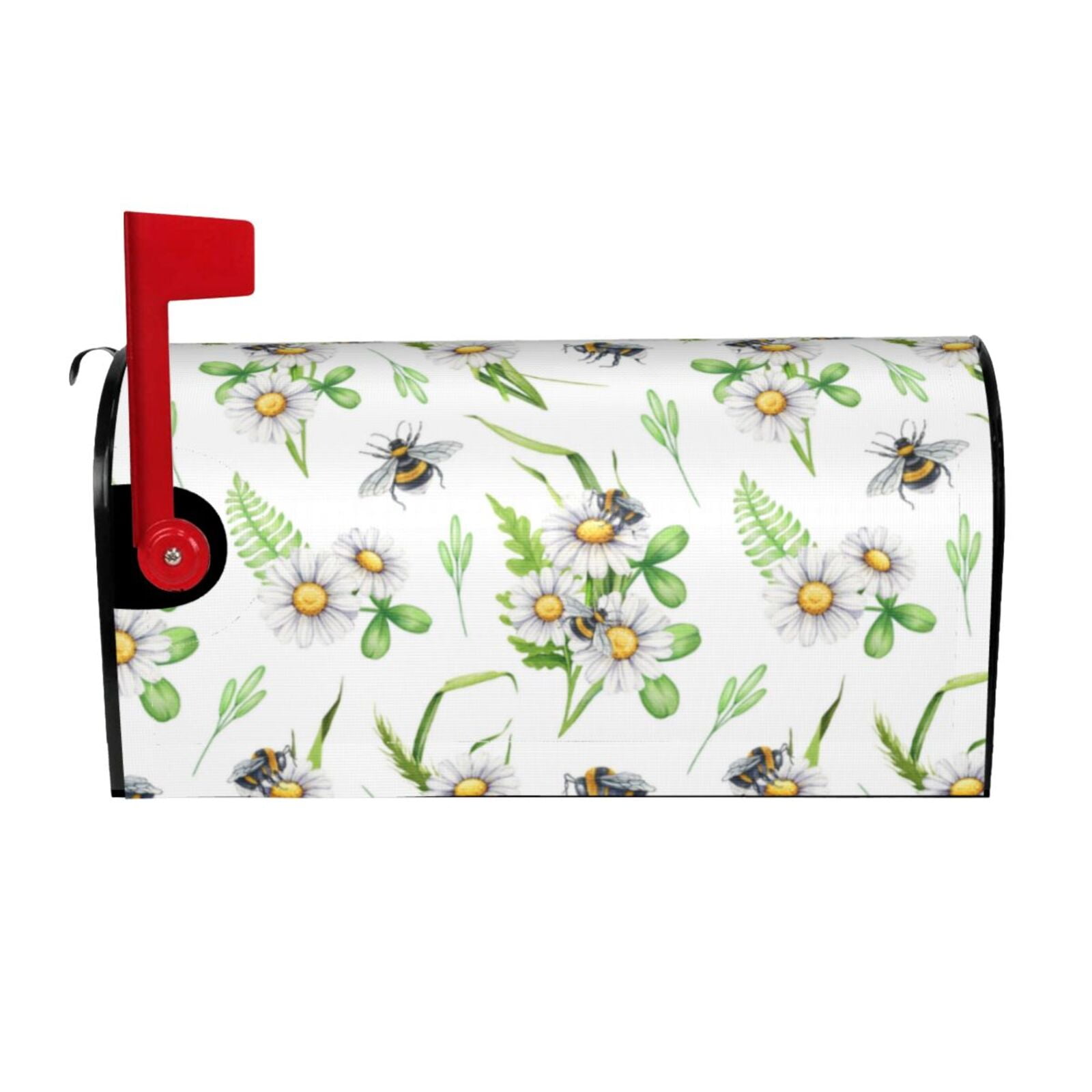 Mailbox Covers Magnetic Standard Size - Bee bumblebee daisy flower cute ...