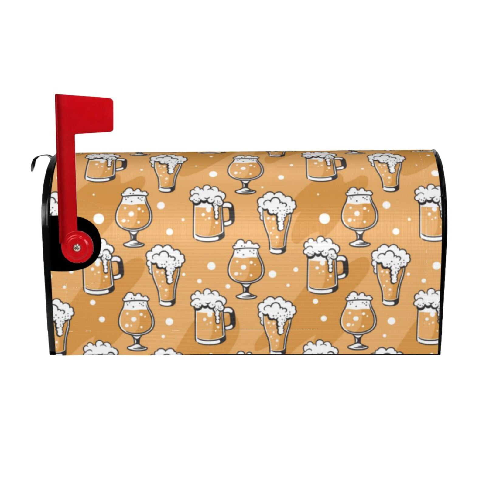 Mailbox Covers Magnetic Standard Size - Beer In Glasses Waterproof ...