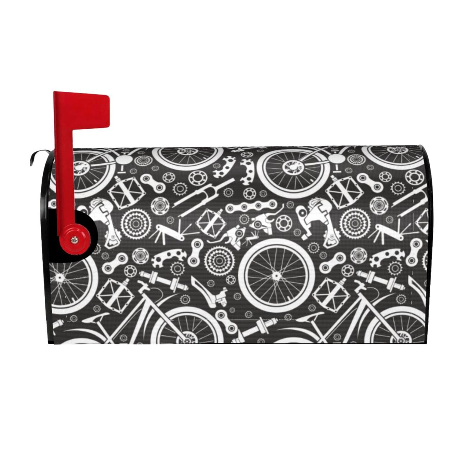 Mailbox Covers Magnetic Standard Size - Bike Pattern Mechanical ...