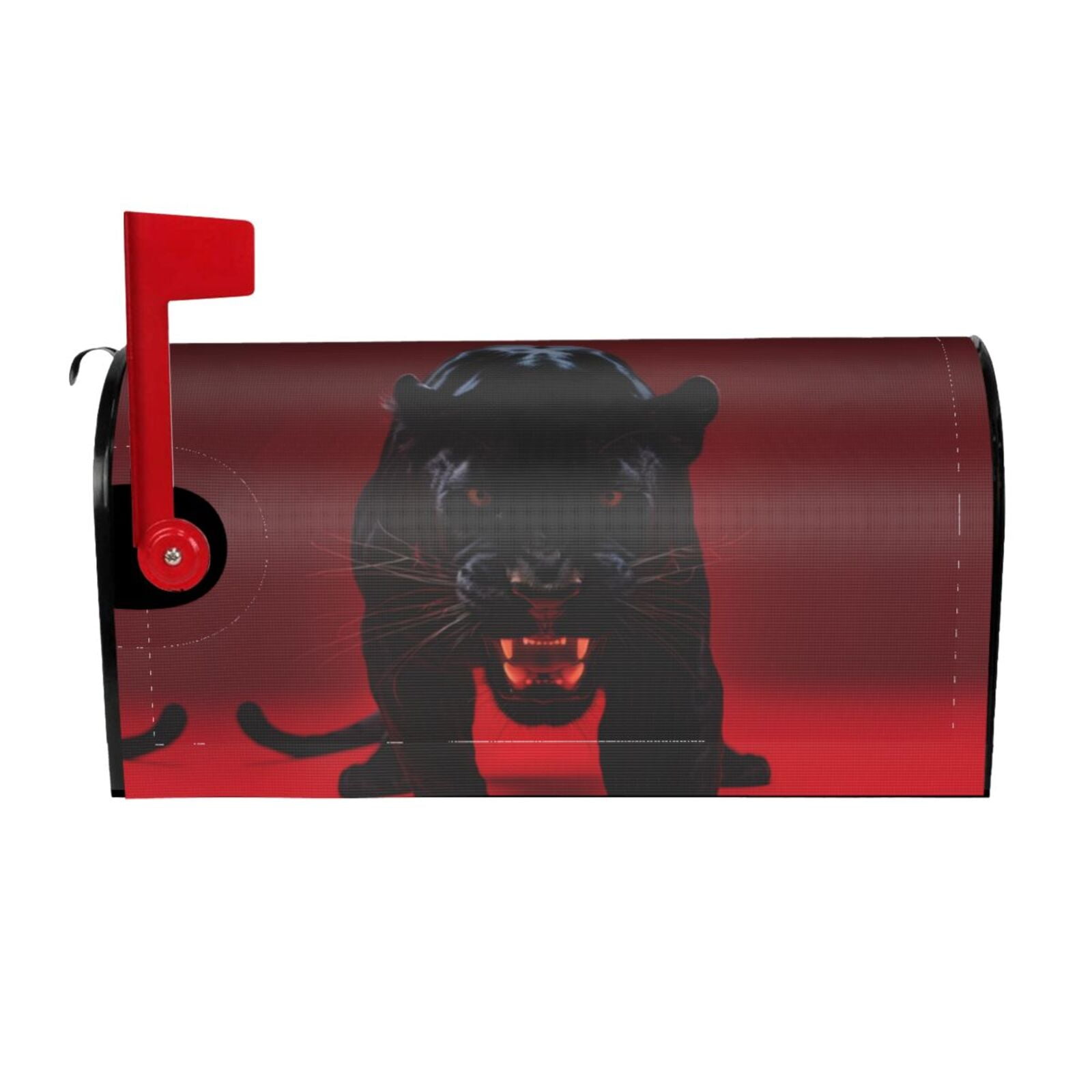 Mailbox Covers Magnetic Standard Size - Black Panther Red Background ...