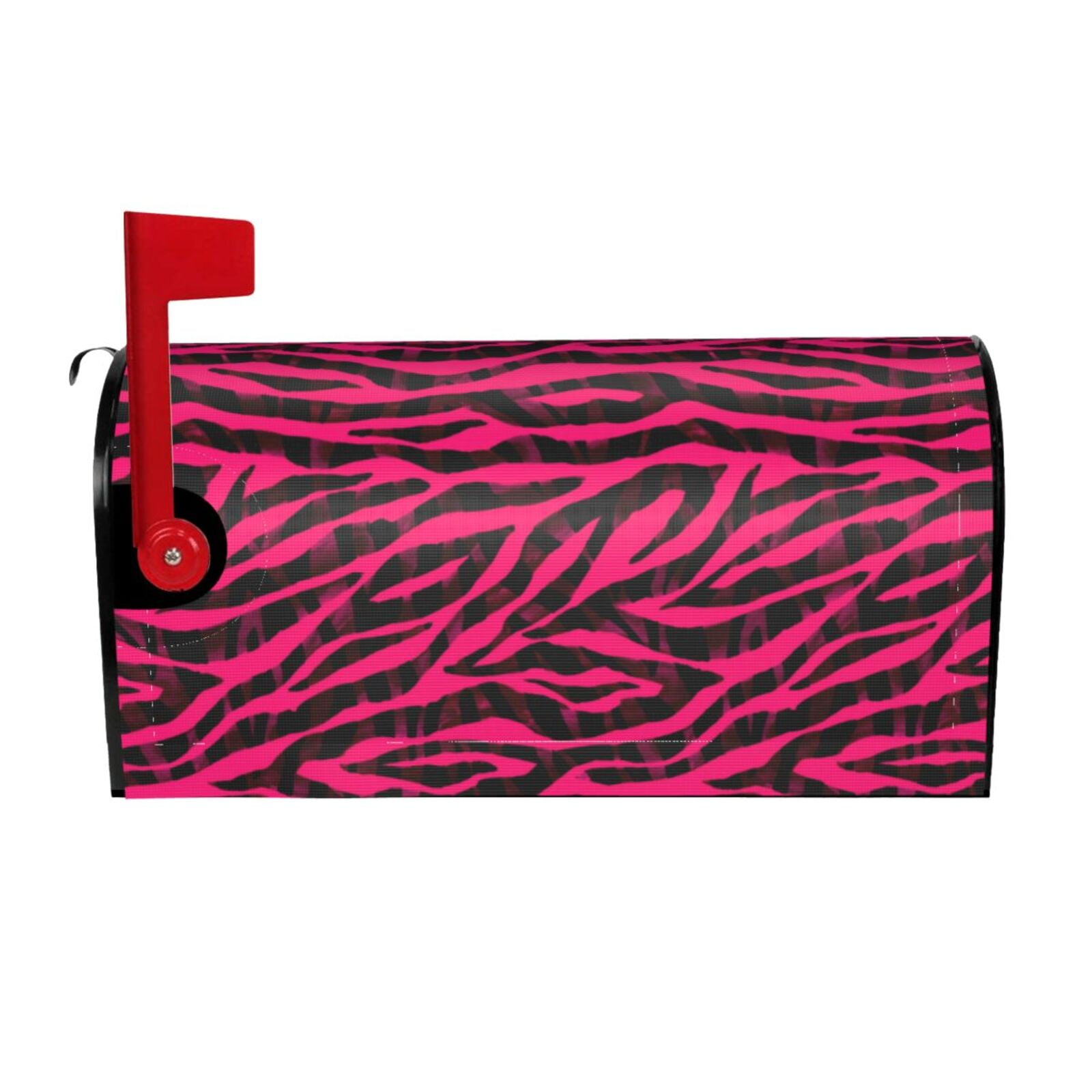 Mailbox Covers Magnetic Standard Size - Black red pink bright zebra ...