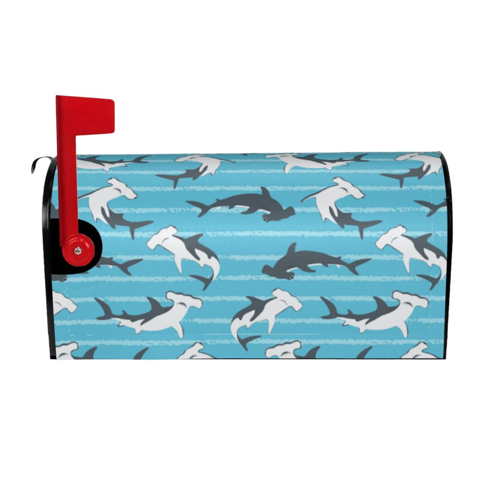 Mailbox Covers Magnetic Standard Size - Blue-striped hammerhead shark ...