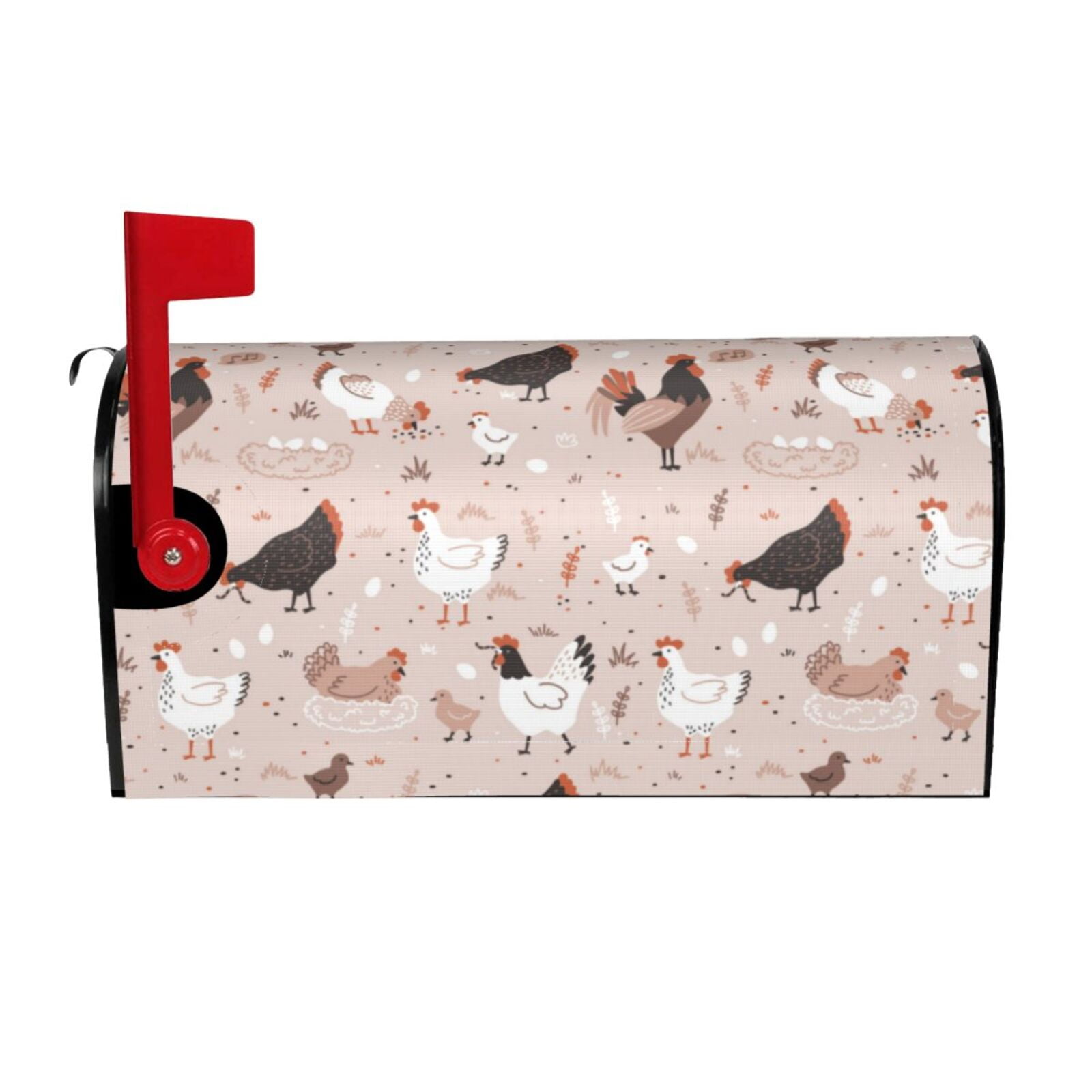 Mailbox Covers Magnetic Standard Size - Bohemian Cute Chicken Egg ...