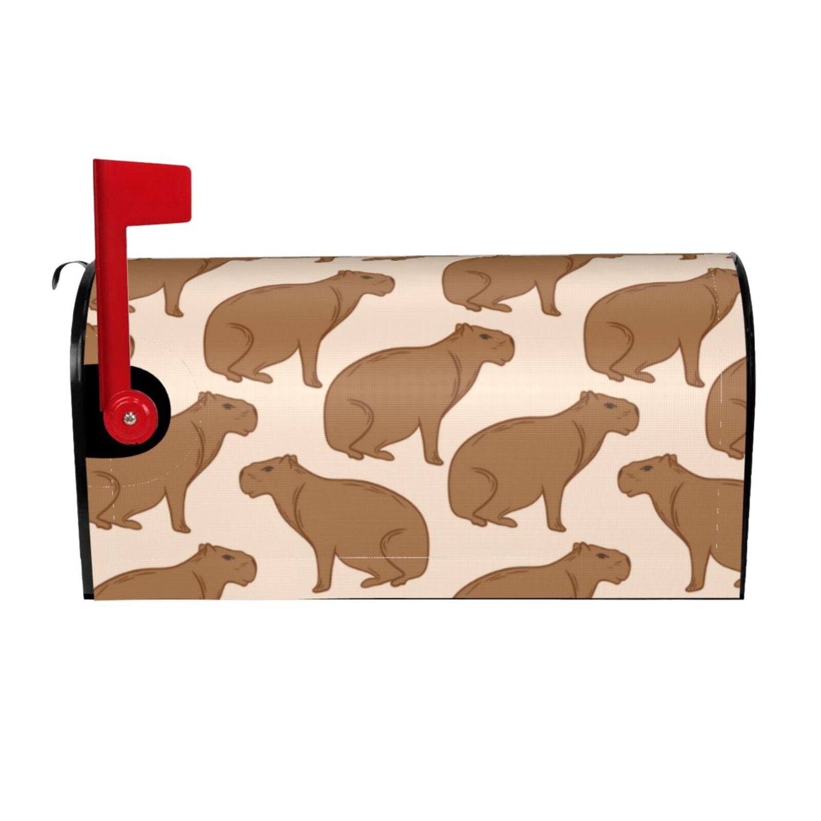 Mailbox Covers Magnetic Standard Size - Brown Capybara Waterproof ...