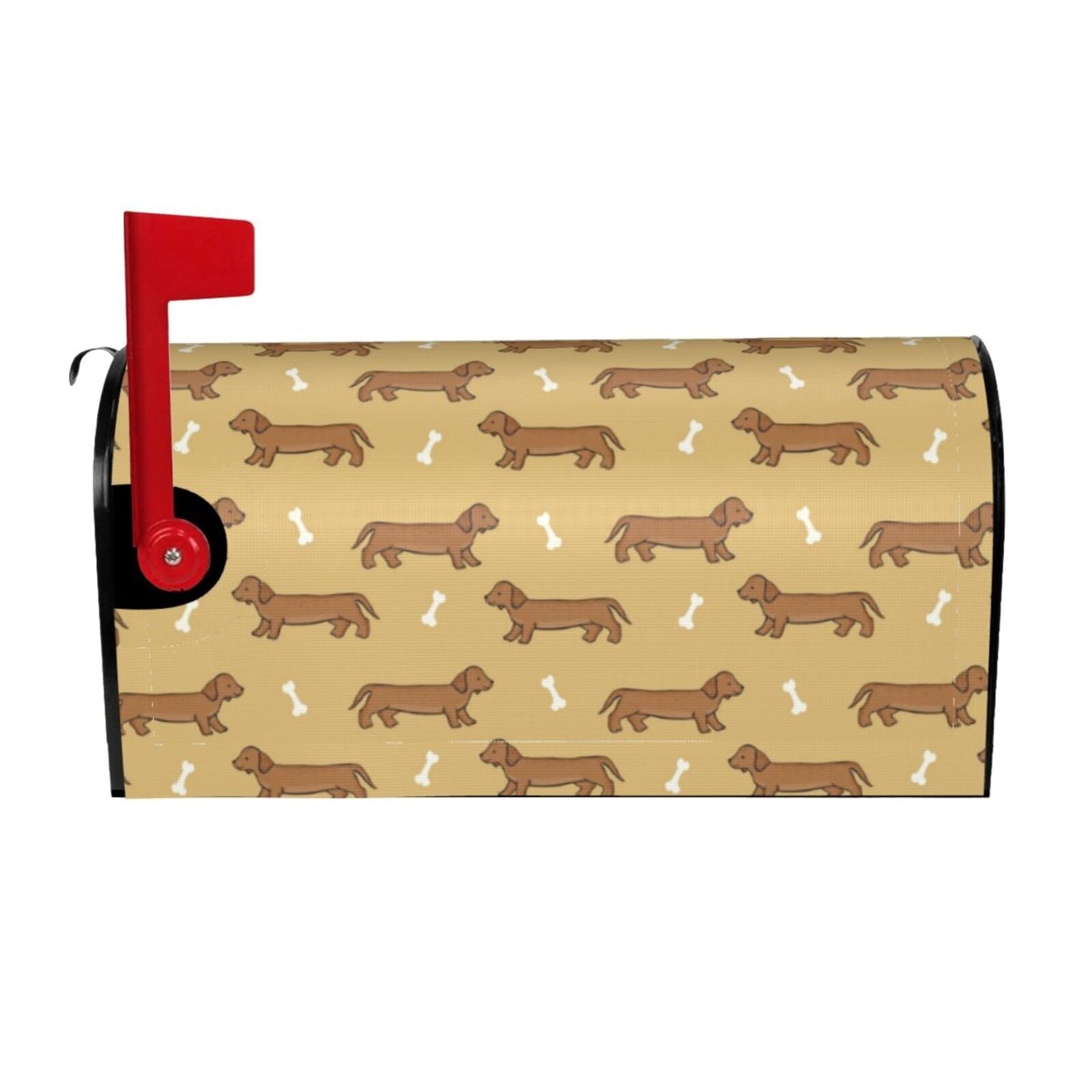 Mailbox Covers Magnetic Standard Size - Brown Dachshund Dog Puppy ...