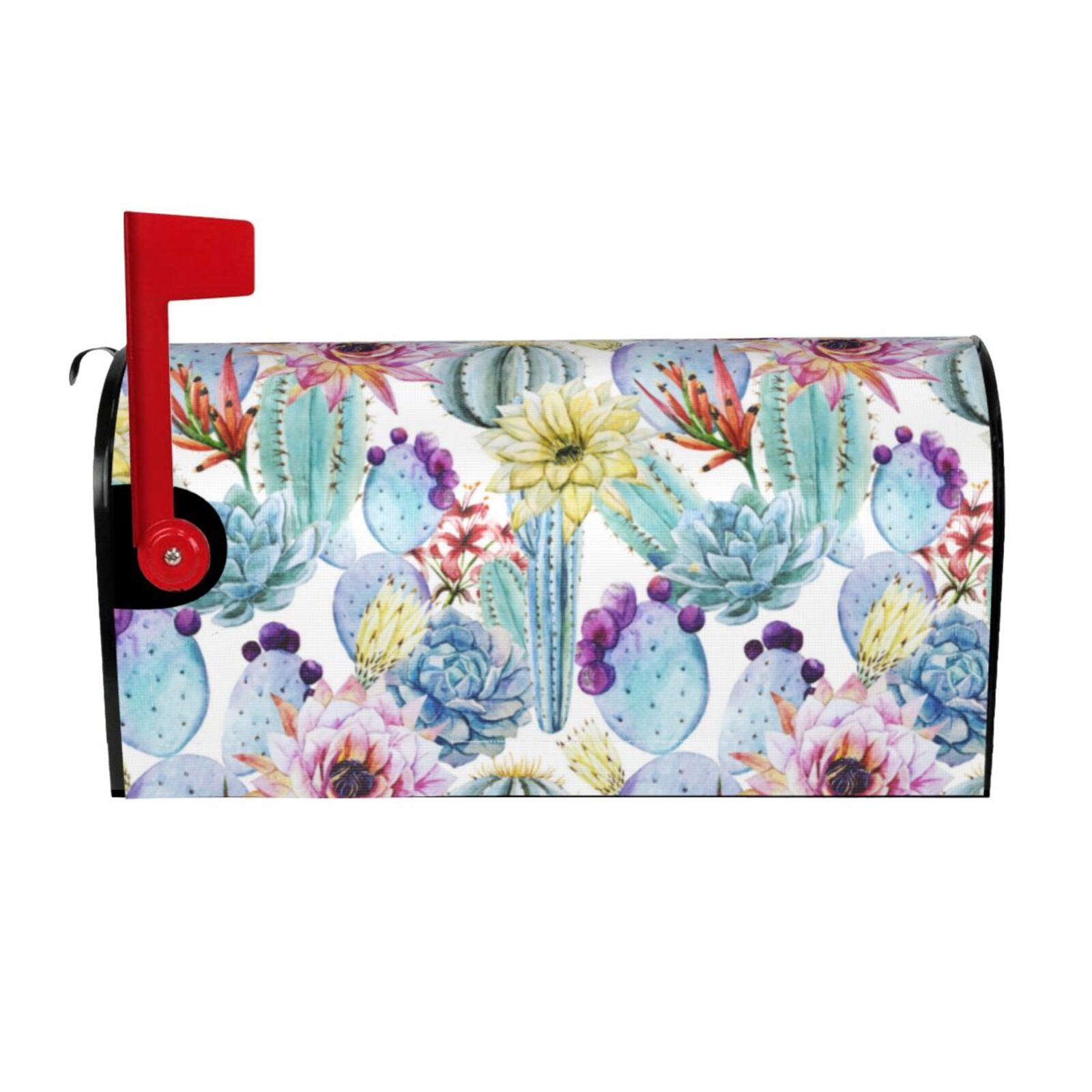 Mailbox Covers Magnetic Standard Size - Cactus Waterproof Mailbox Wraps ...