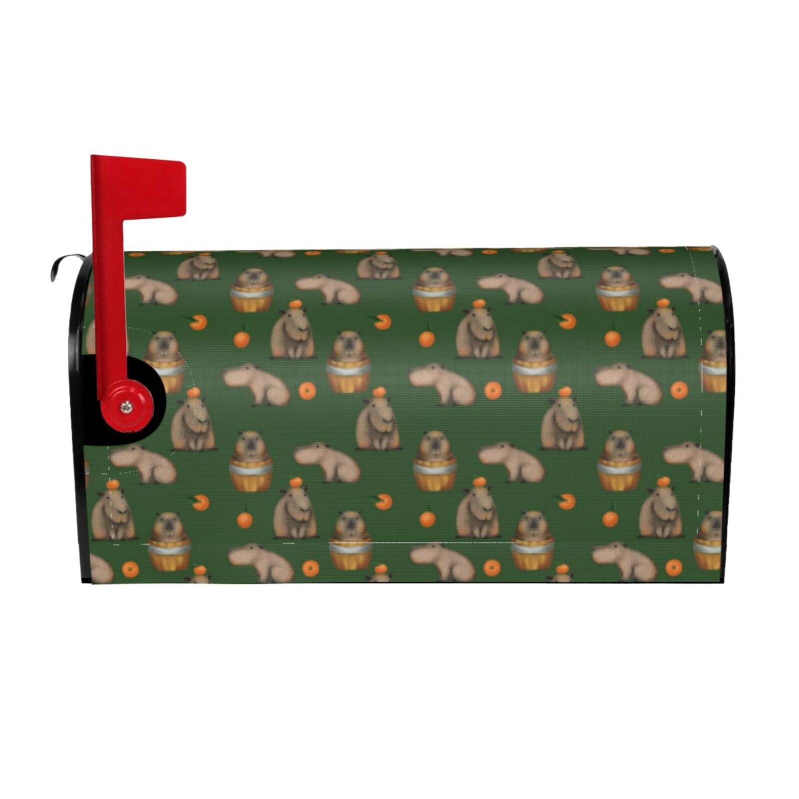 Mailbox Covers Magnetic Standard Size - Capybara Orange Waterproof ...