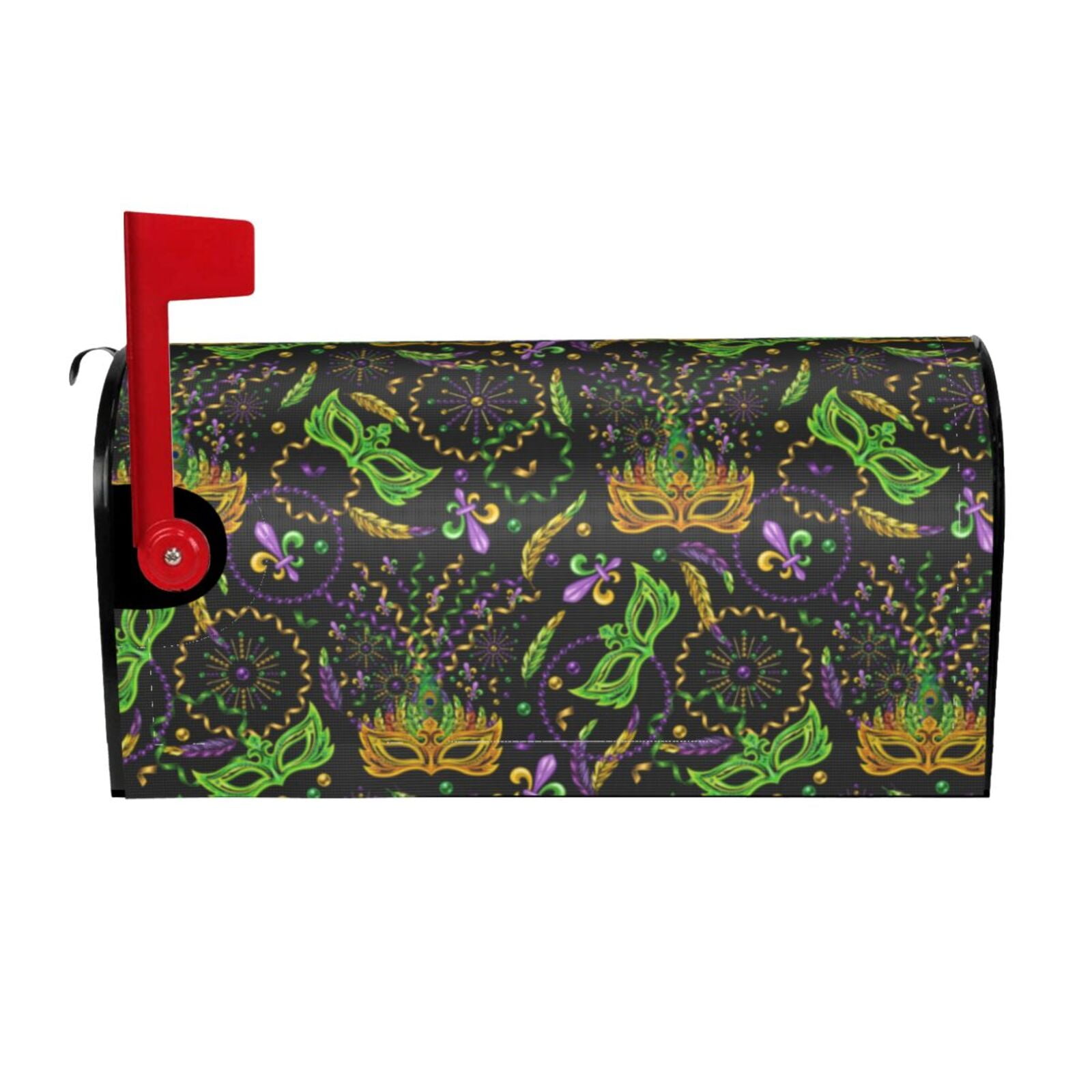 Mailbox Covers Magnetic Standard Size - Carnival Mardi Gras3 Waterproof ...