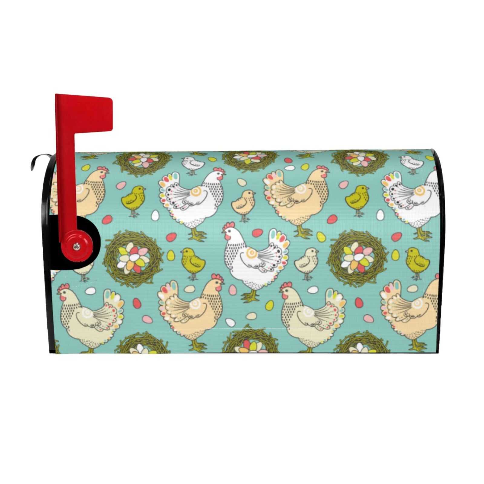 Mailbox Covers Magnetic Standard Size - Cartoon Colorful Cute Chicken ...