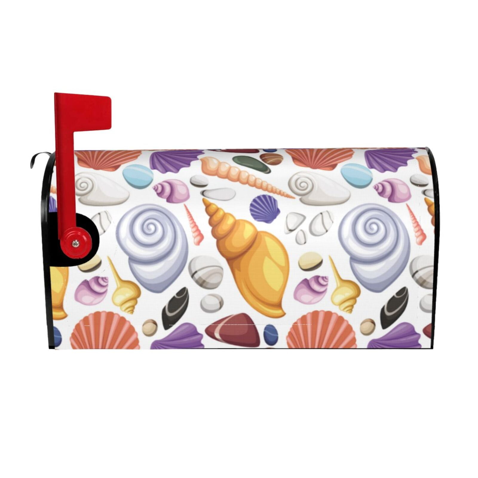 Mailbox Covers Magnetic Standard Size - Cartoon Conch Shell Waterproof ...