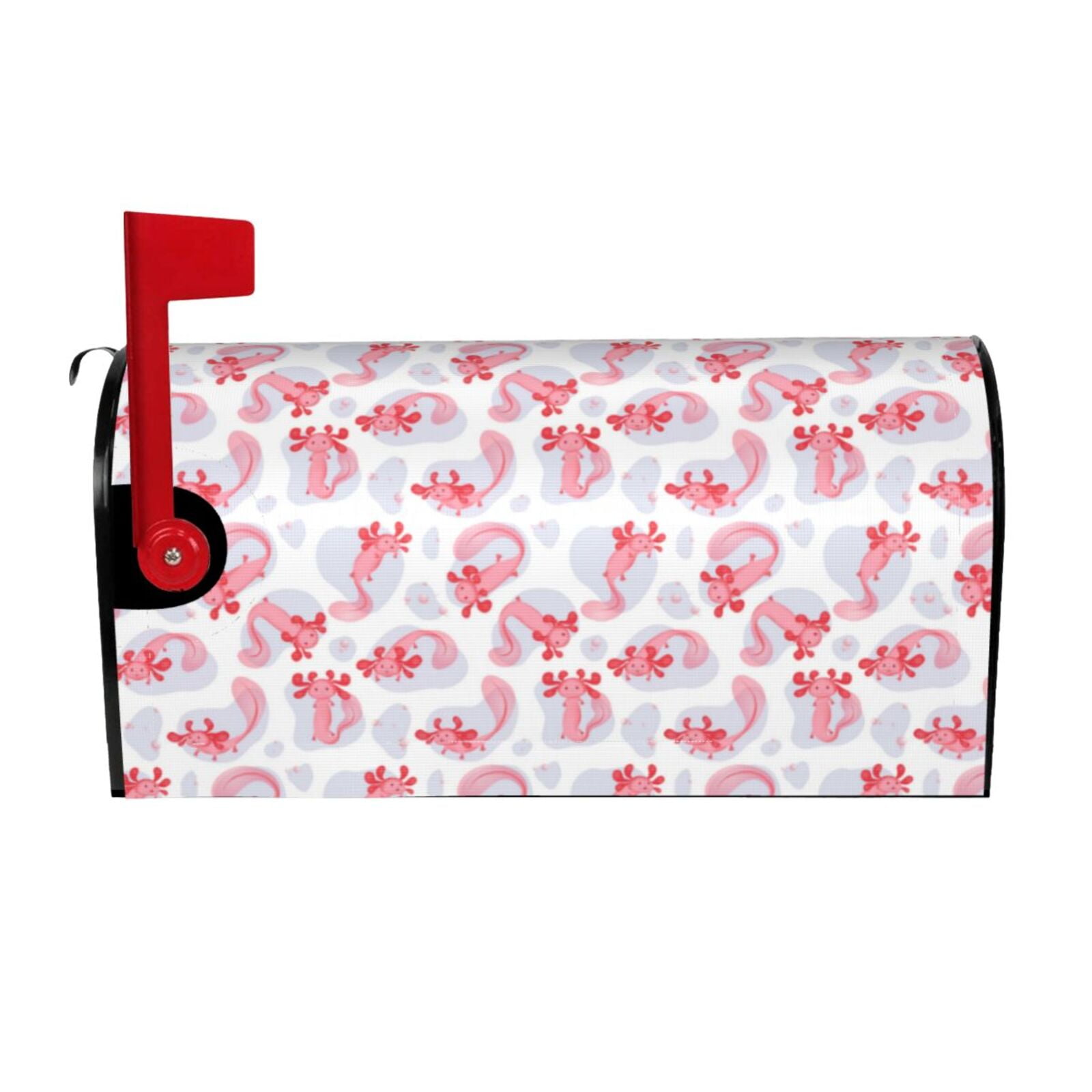 Mailbox Covers Magnetic Standard Size - Cartoon Cute Axolotl Pink_D ...