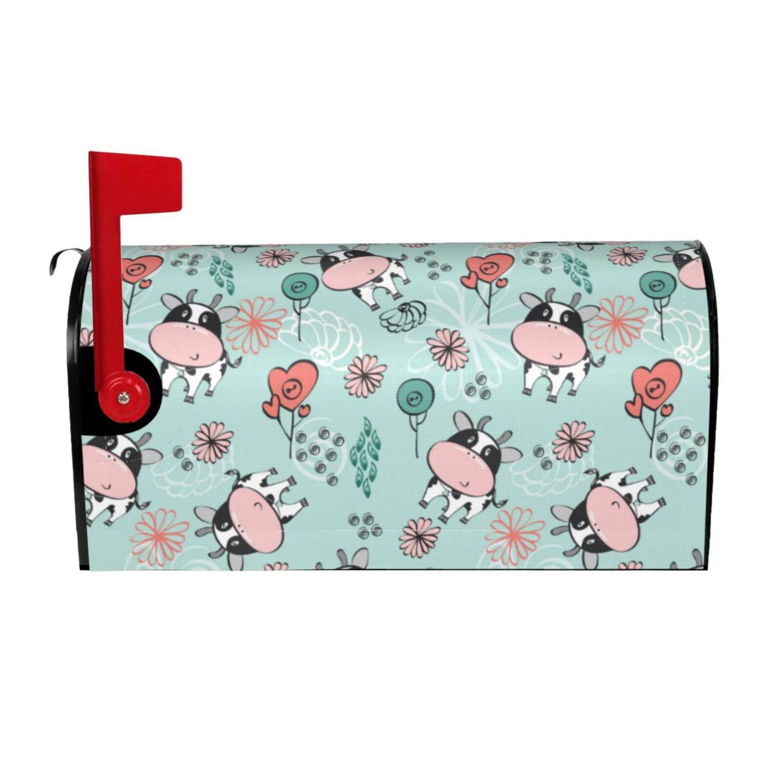 Mailbox Covers Magnetic Standard Size - Cartoon Cute Cow Love_A ...
