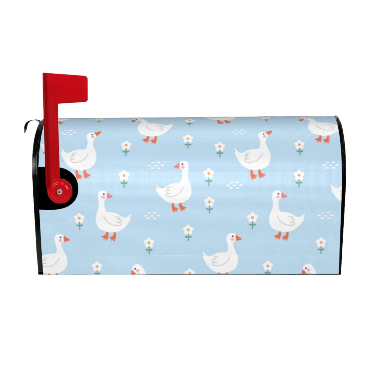 Mailbox Covers Magnetic Standard Size - Cartoon Cute Duck Flower ...