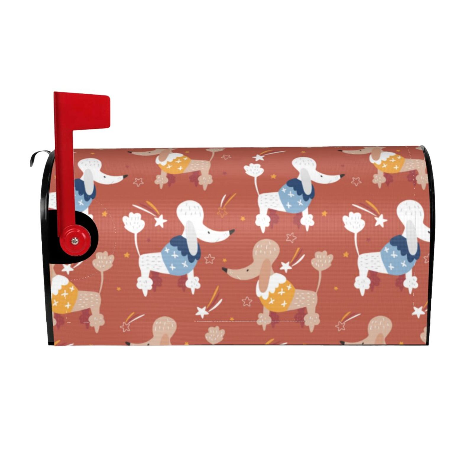 Mailbox Covers Magnetic Standard Size - Cartoon Cute Funny Poodle Dog ...