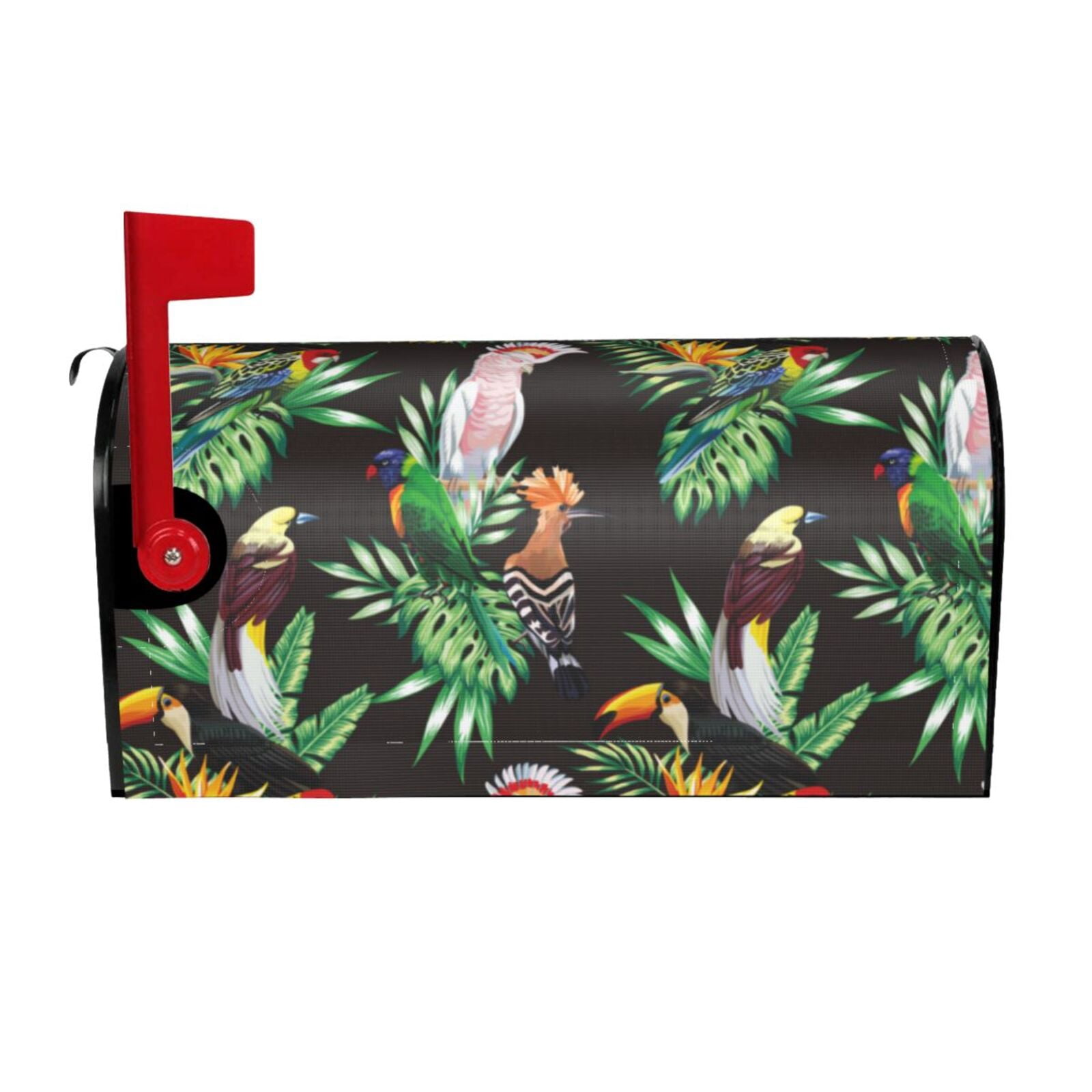 Mailbox Covers Magnetic Standard Size - Cartoon Cute Parrot Toucan Bird ...