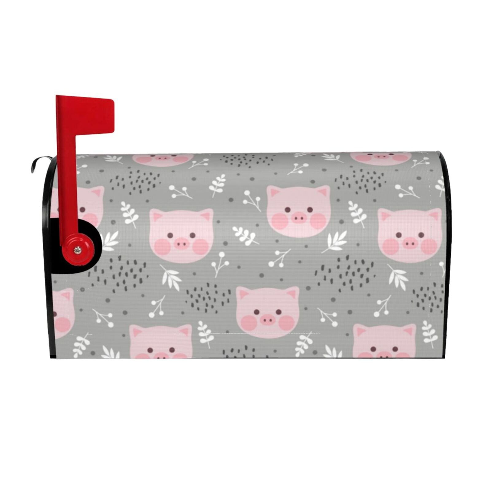 Mailbox Covers Magnetic Standard Size - Cartoon Cute Pig Face ...