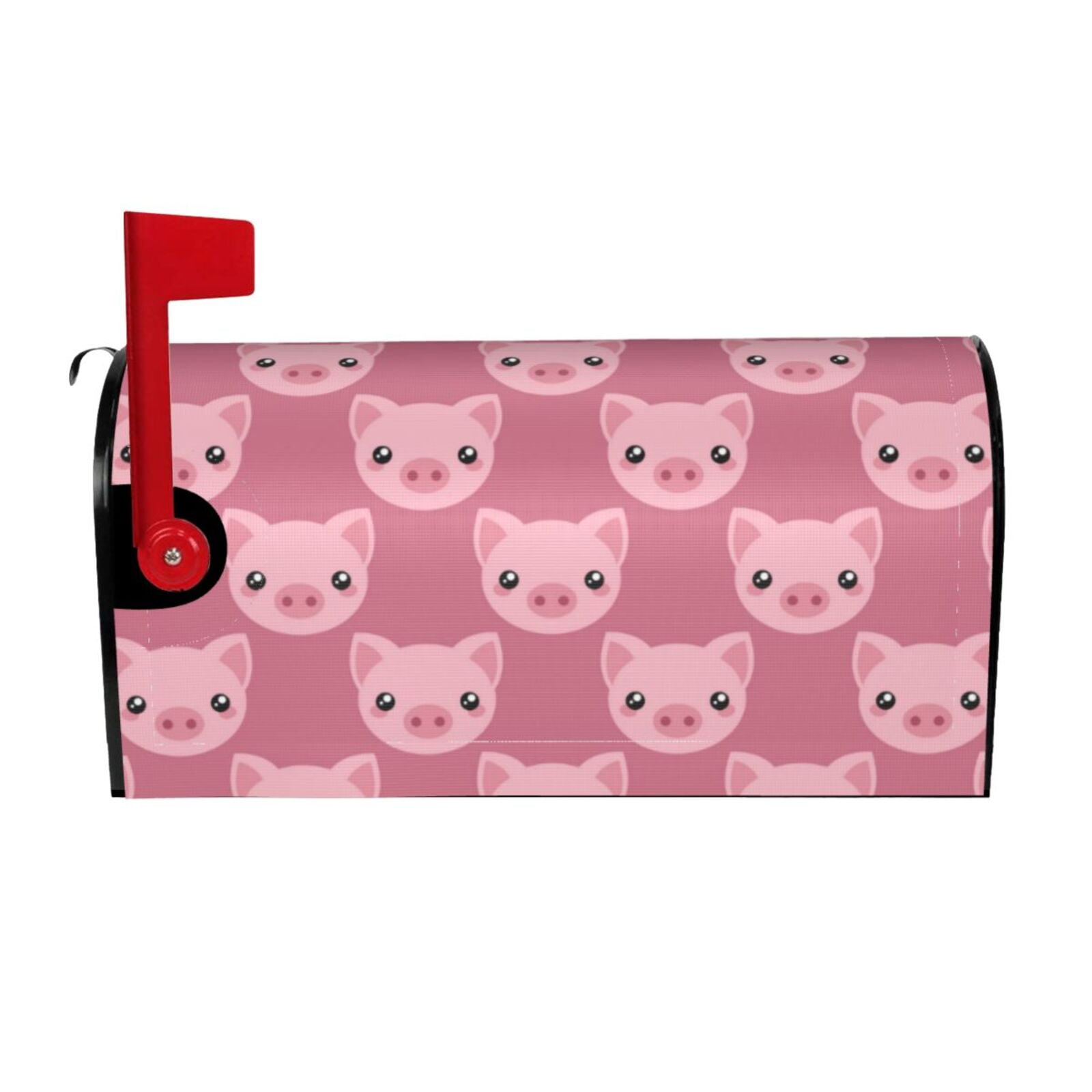 Mailbox Covers Magnetic Standard Size - Cartoon Cute Pig Pink ...
