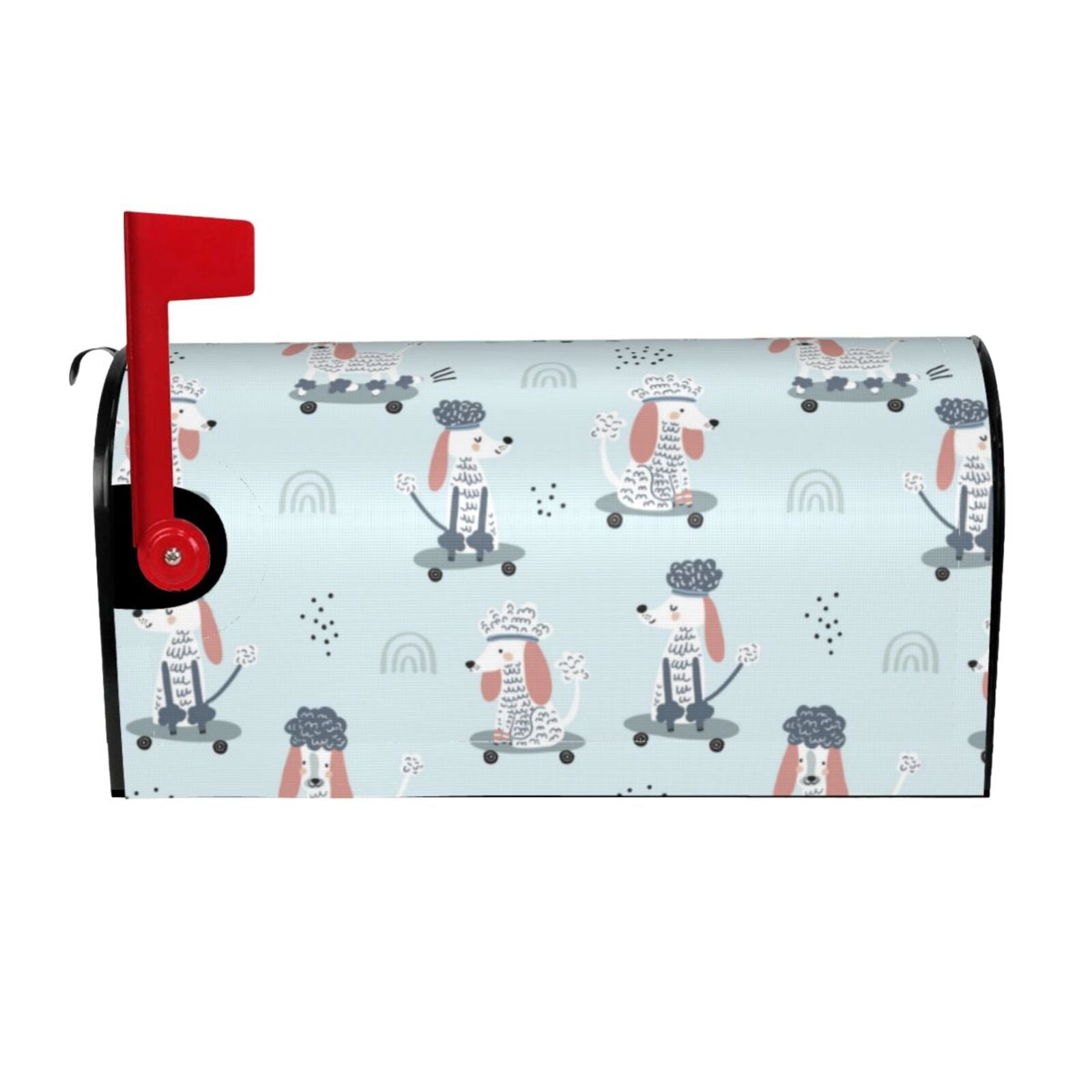 Mailbox Covers Magnetic Standard Size - Cartoon Cute Poodle Dog Funny ...