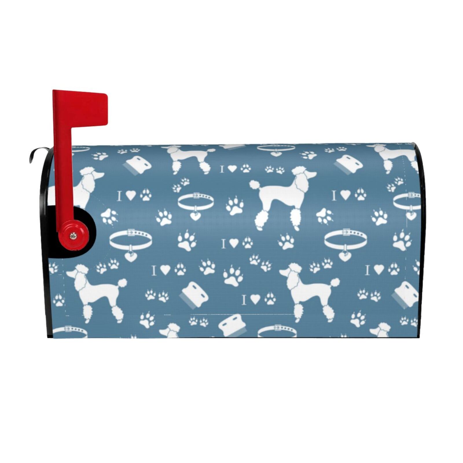 Mailbox Covers Magnetic Standard Size - Cartoon Cute Poodle Dog ...