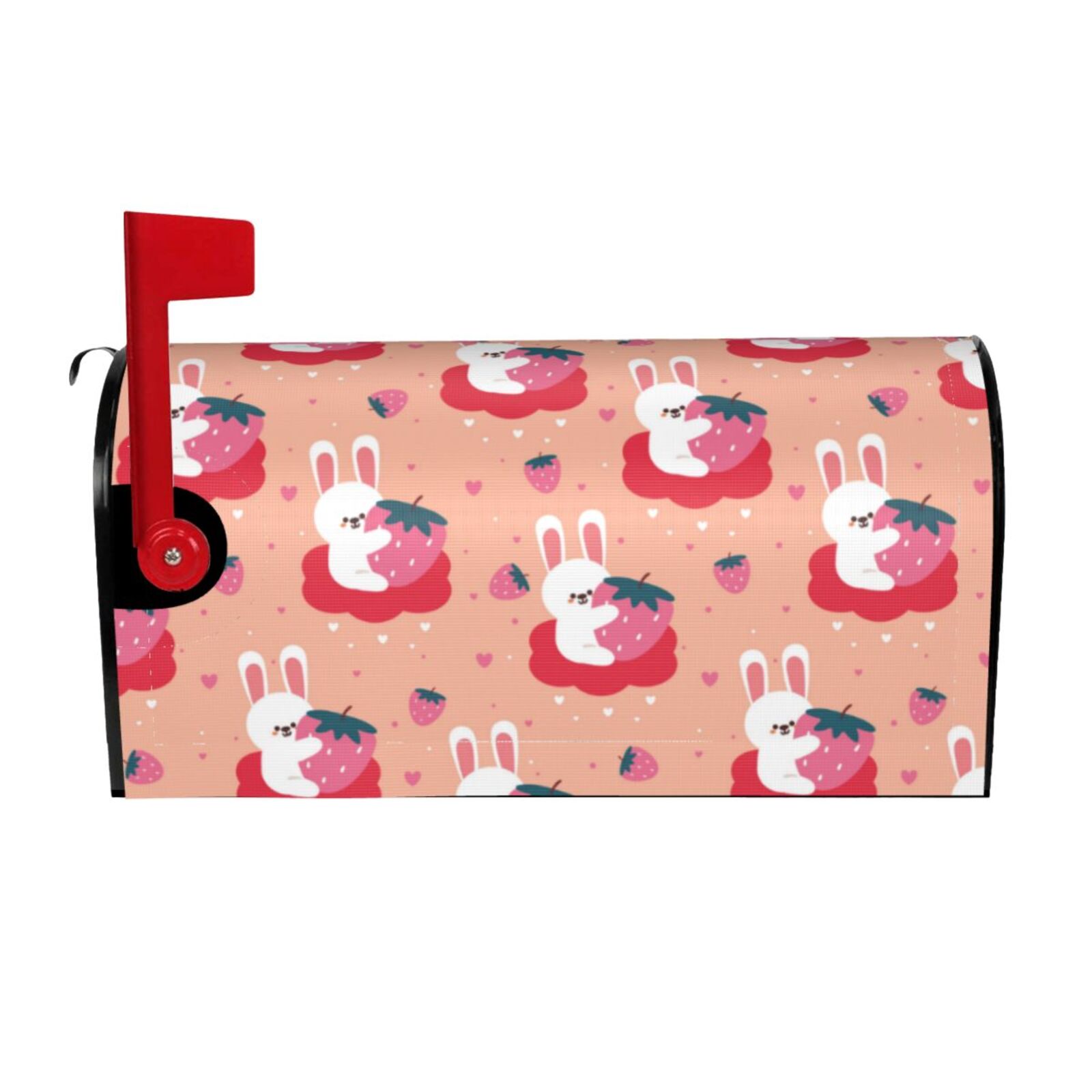 Mailbox Covers Magnetic Standard Size - Cartoon Cute Rabbit Strawberry ...