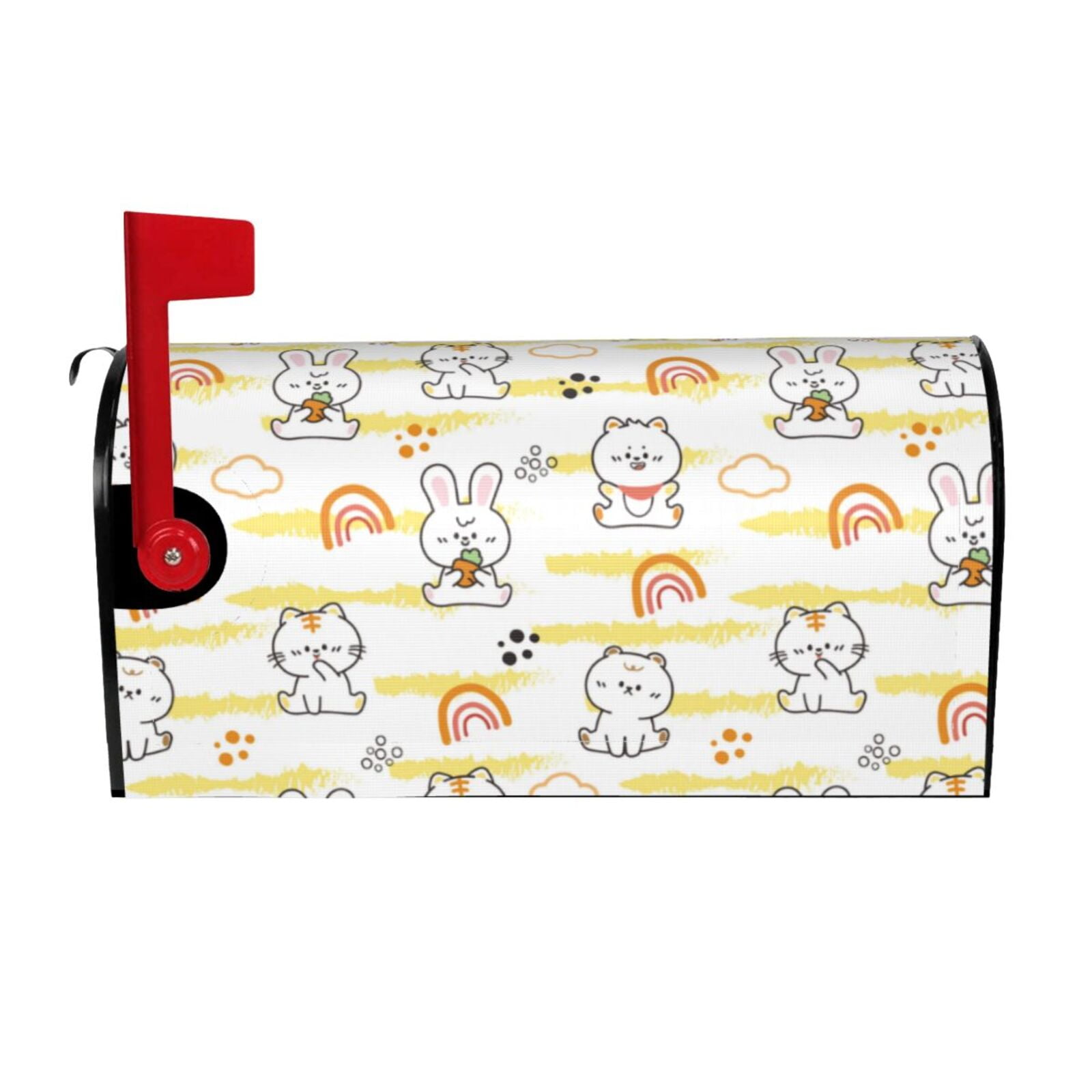 Mailbox Covers Magnetic Standard Size - Cartoon Cute Rabbit Tiger ...