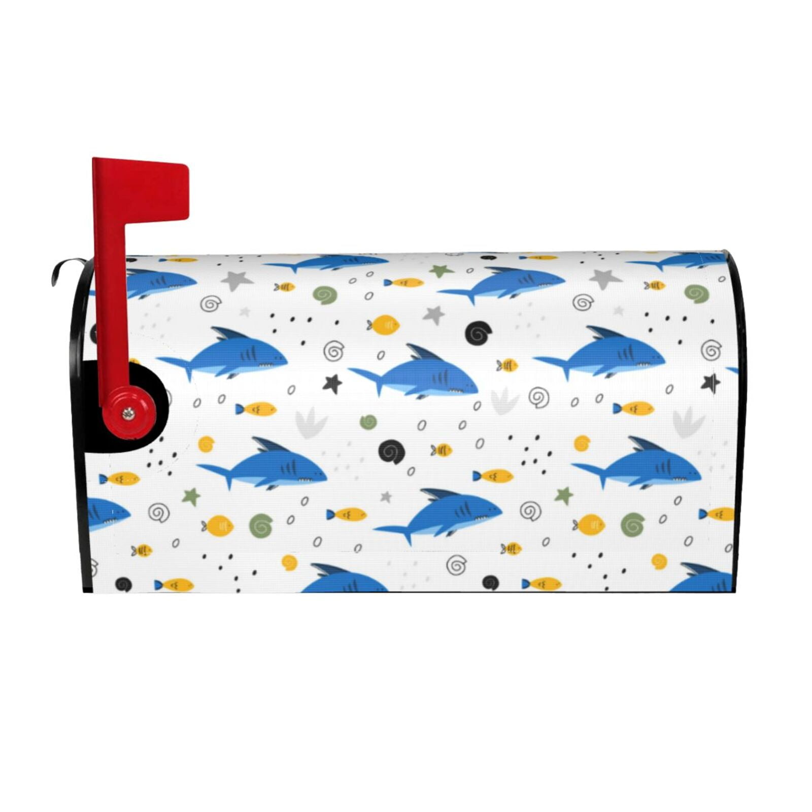 Mailbox Covers Magnetic Standard Size - Cartoon Cute Shark Waterproof ...