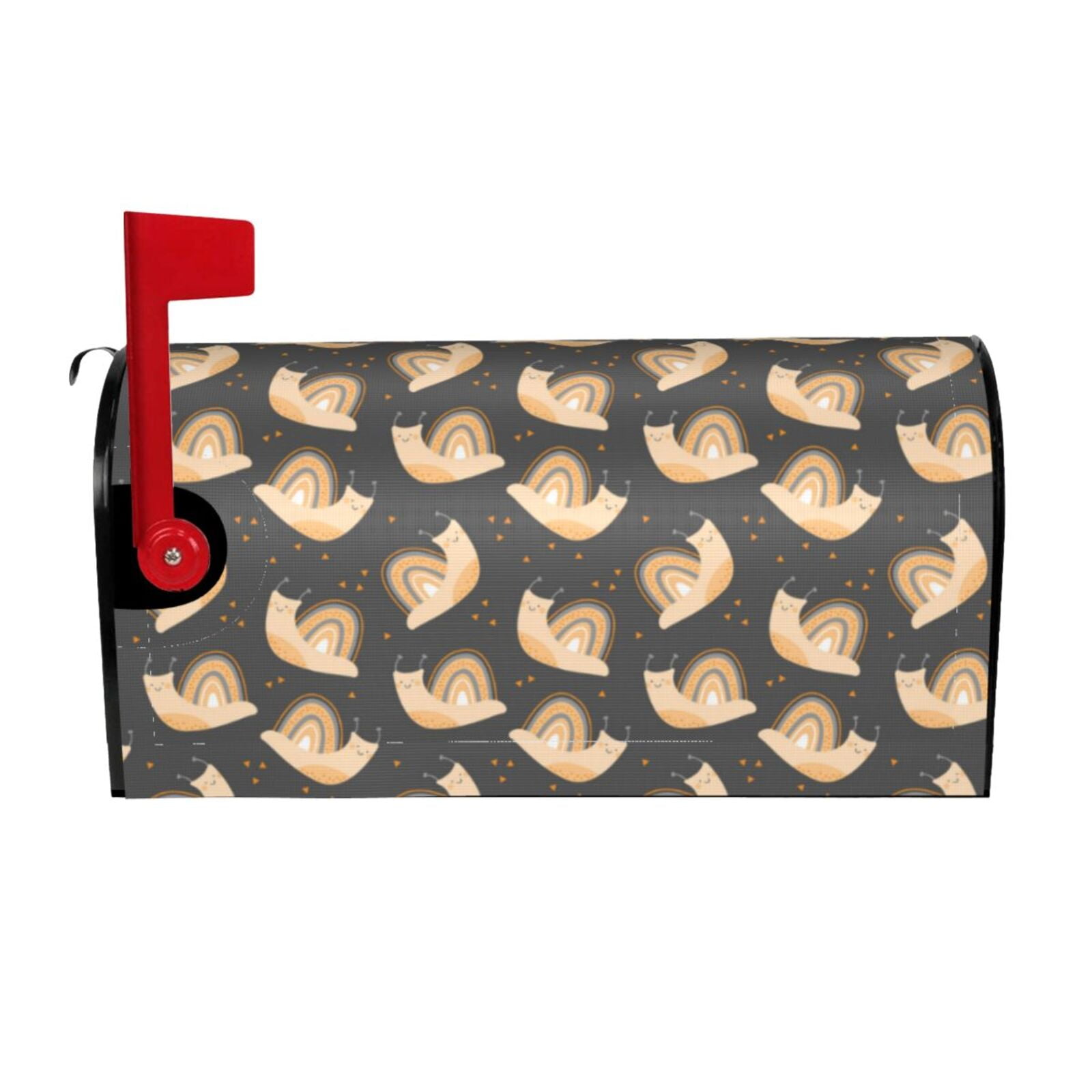 Mailbox Covers Magnetic Standard Size - Cartoon Cute Snails Waterproof ...