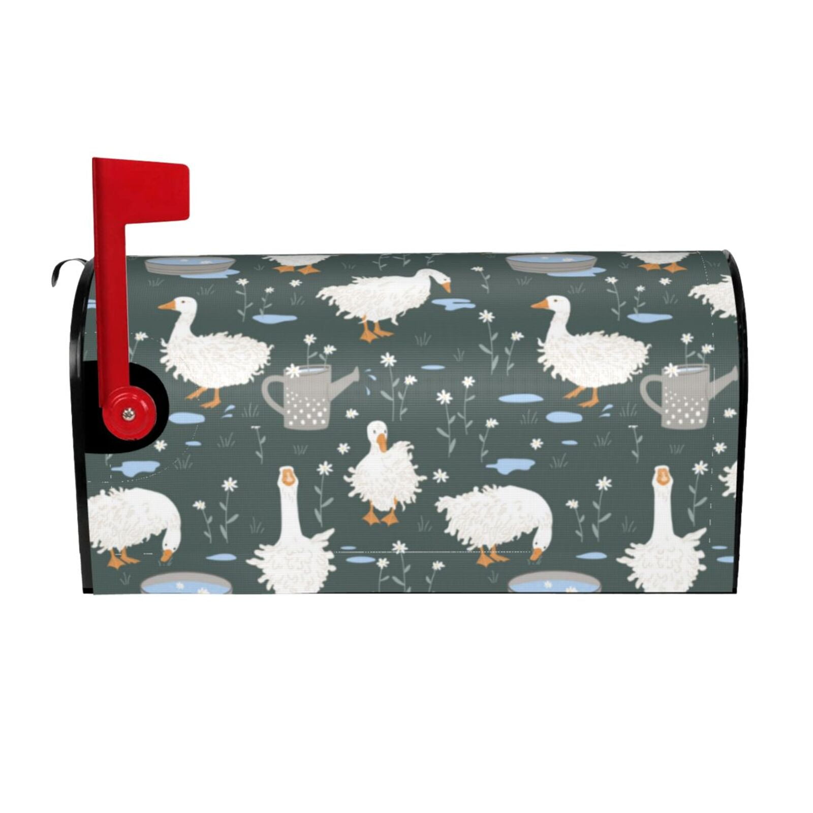 Mailbox Covers Magnetic Standard Size - Cartoon Flower Cute Duck ...
