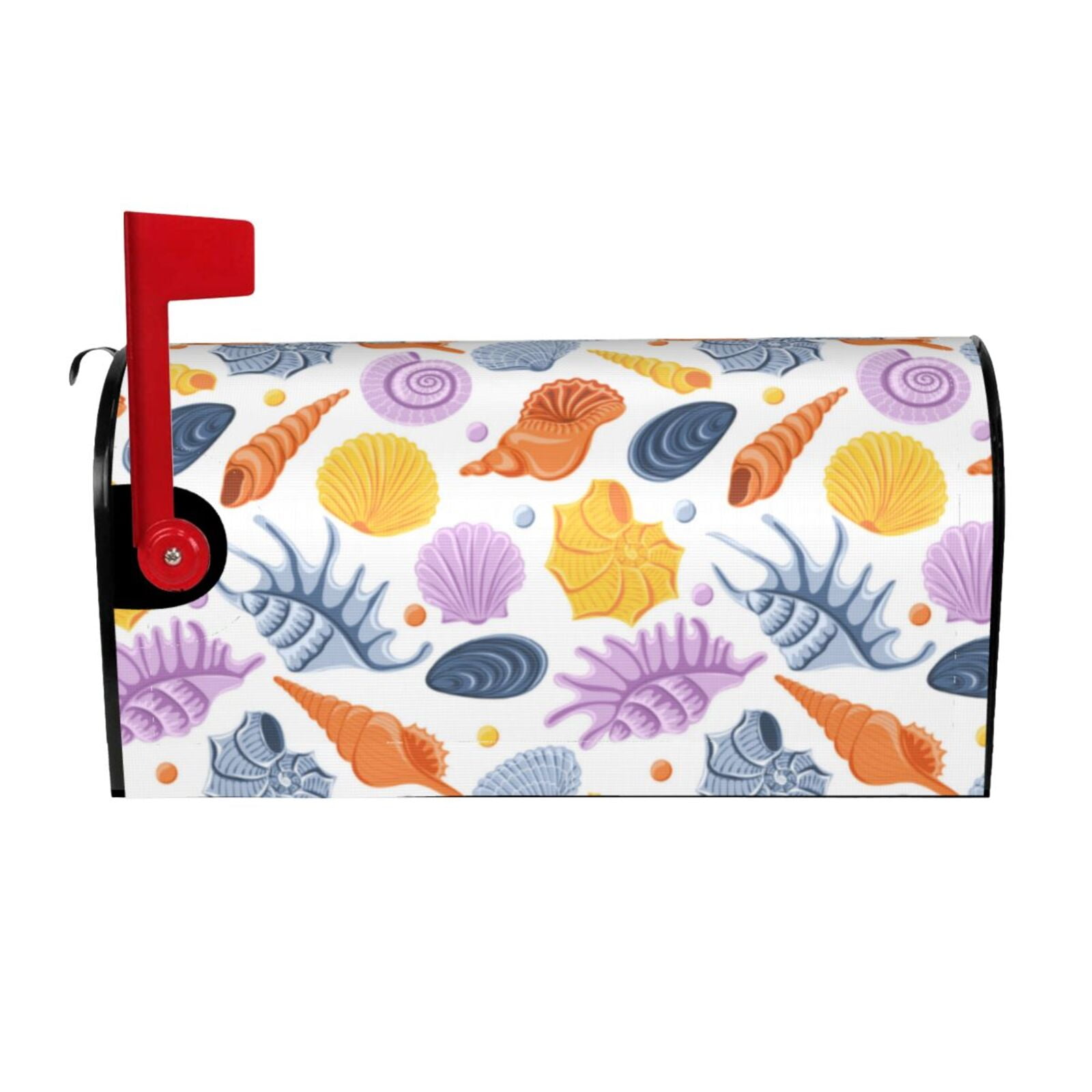 Mailbox Covers Magnetic Standard Size - Cartoon Shell Conch Waterproof ...
