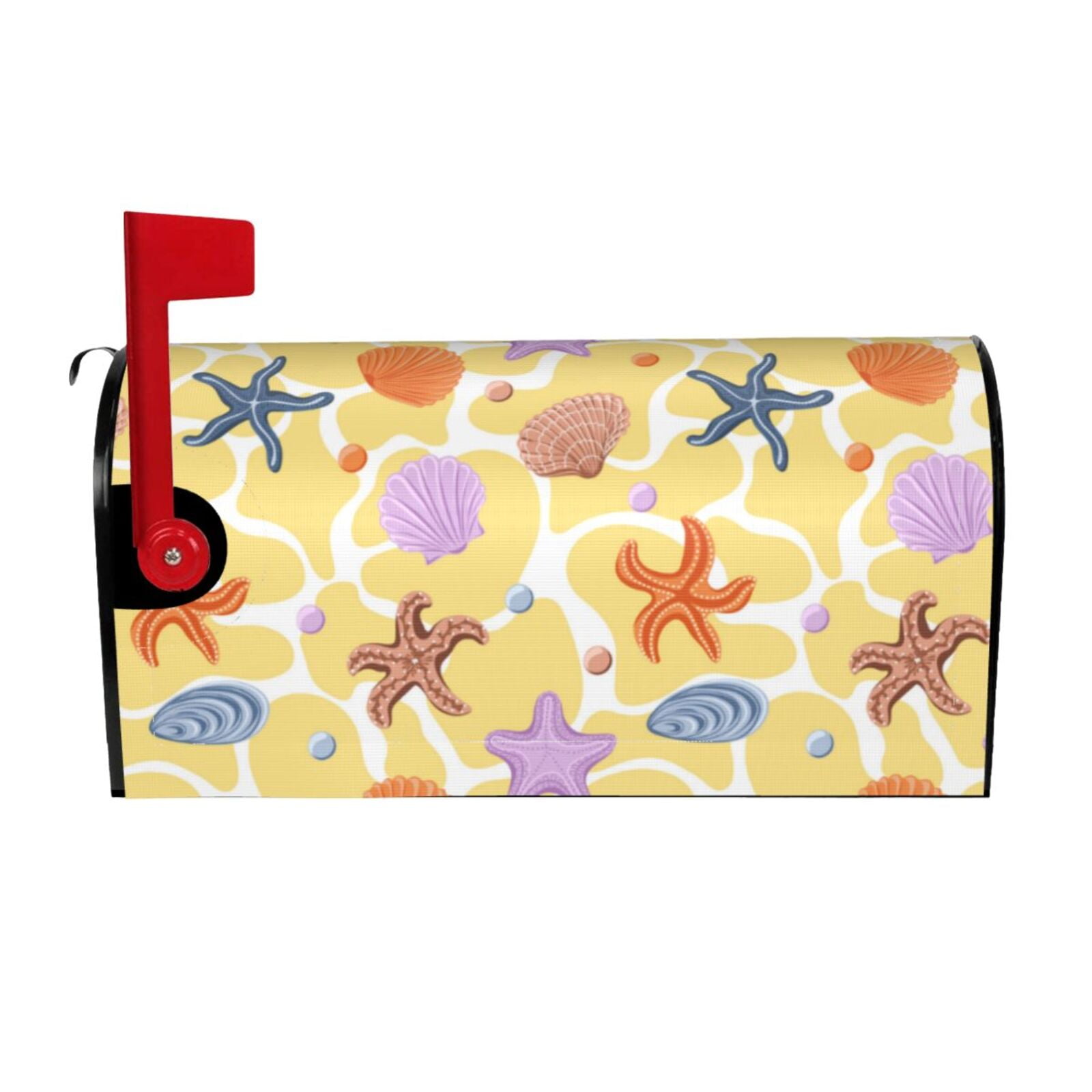 Mailbox Covers Magnetic Standard Size - Cartoon Shell Starfish ...