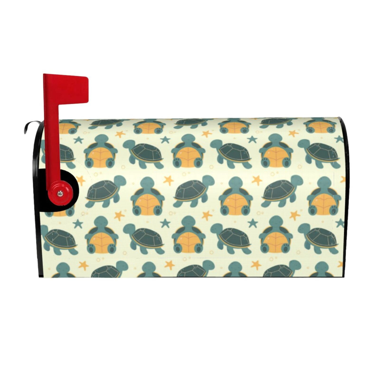 Mailbox Covers Magnetic Standard Size - Cartoon Turtles Waterproof ...