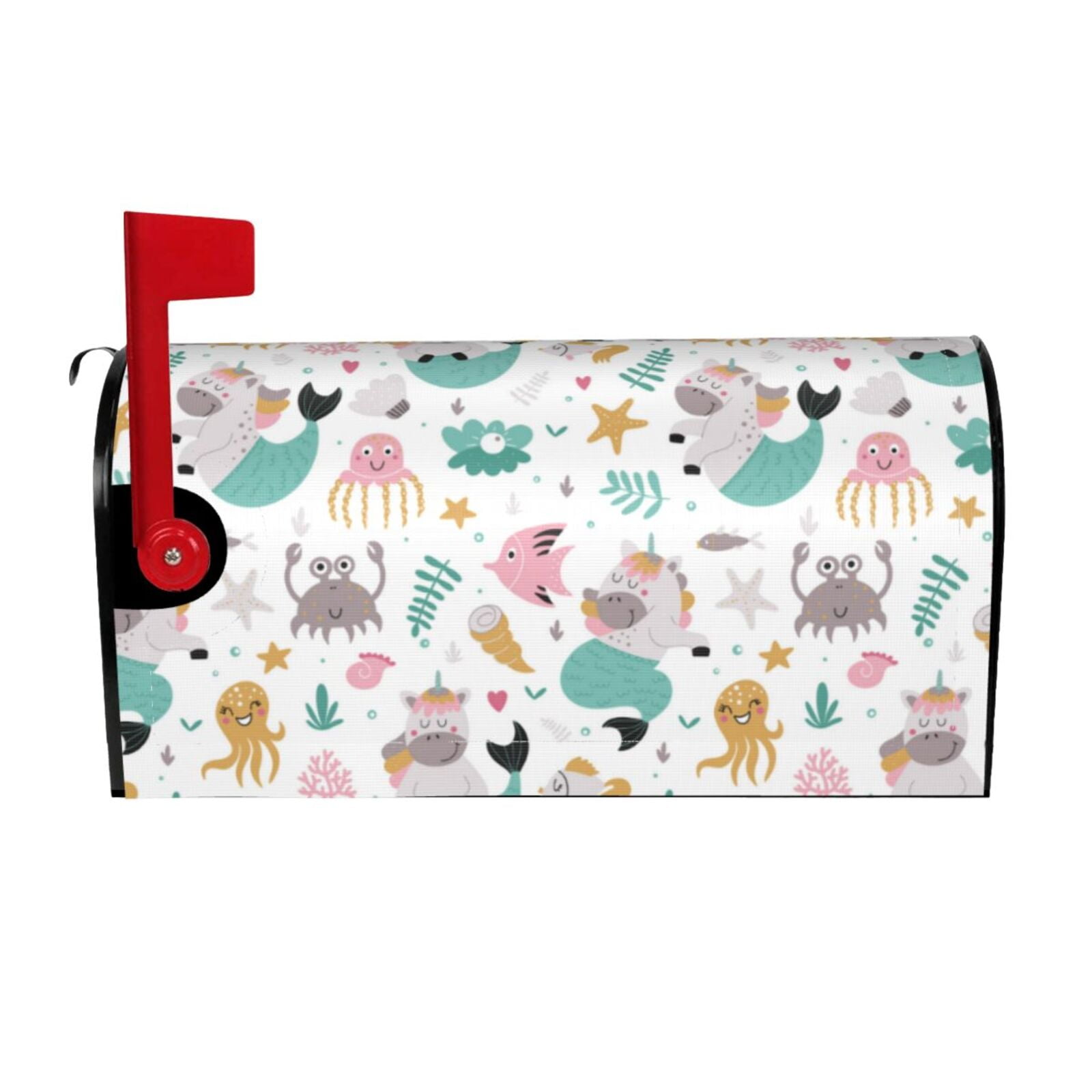 Mailbox Covers Magnetic Standard Size - Cartoon octopus crab Waterproof ...