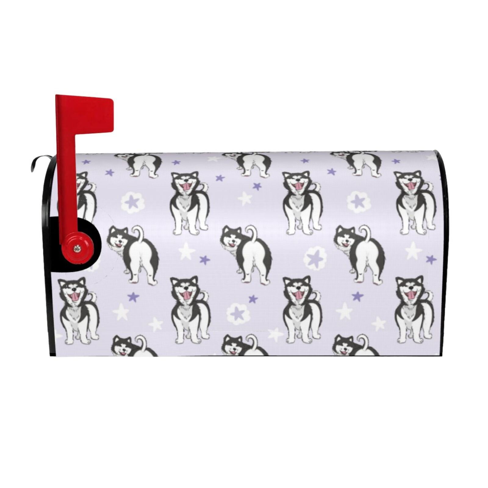 Mailbox Covers Magnetic Standard Size - Cartooncute Funny Husky Purple ...