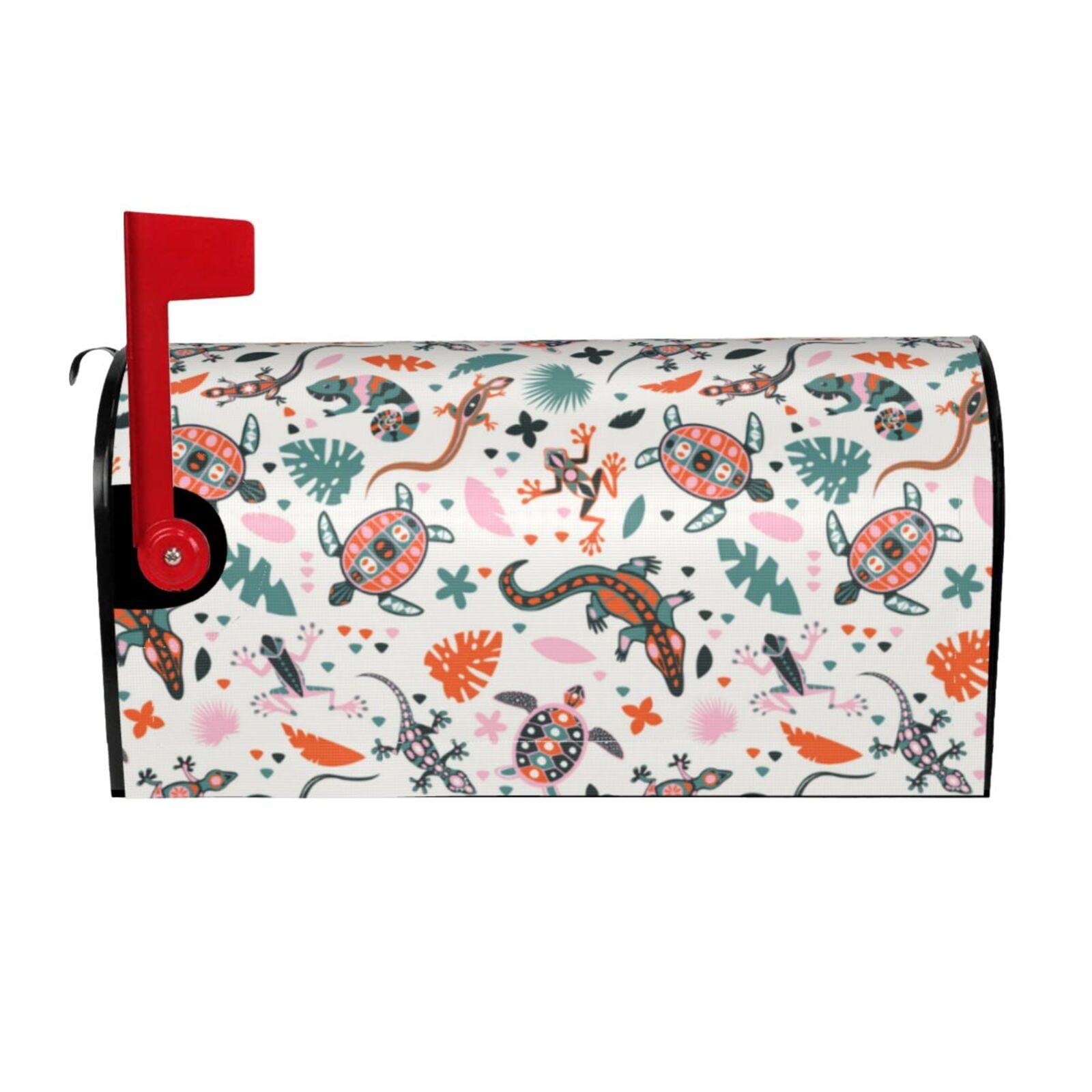 Mailbox Covers Magnetic Standard Size - Chameleon Lizard Turtle Frog ...