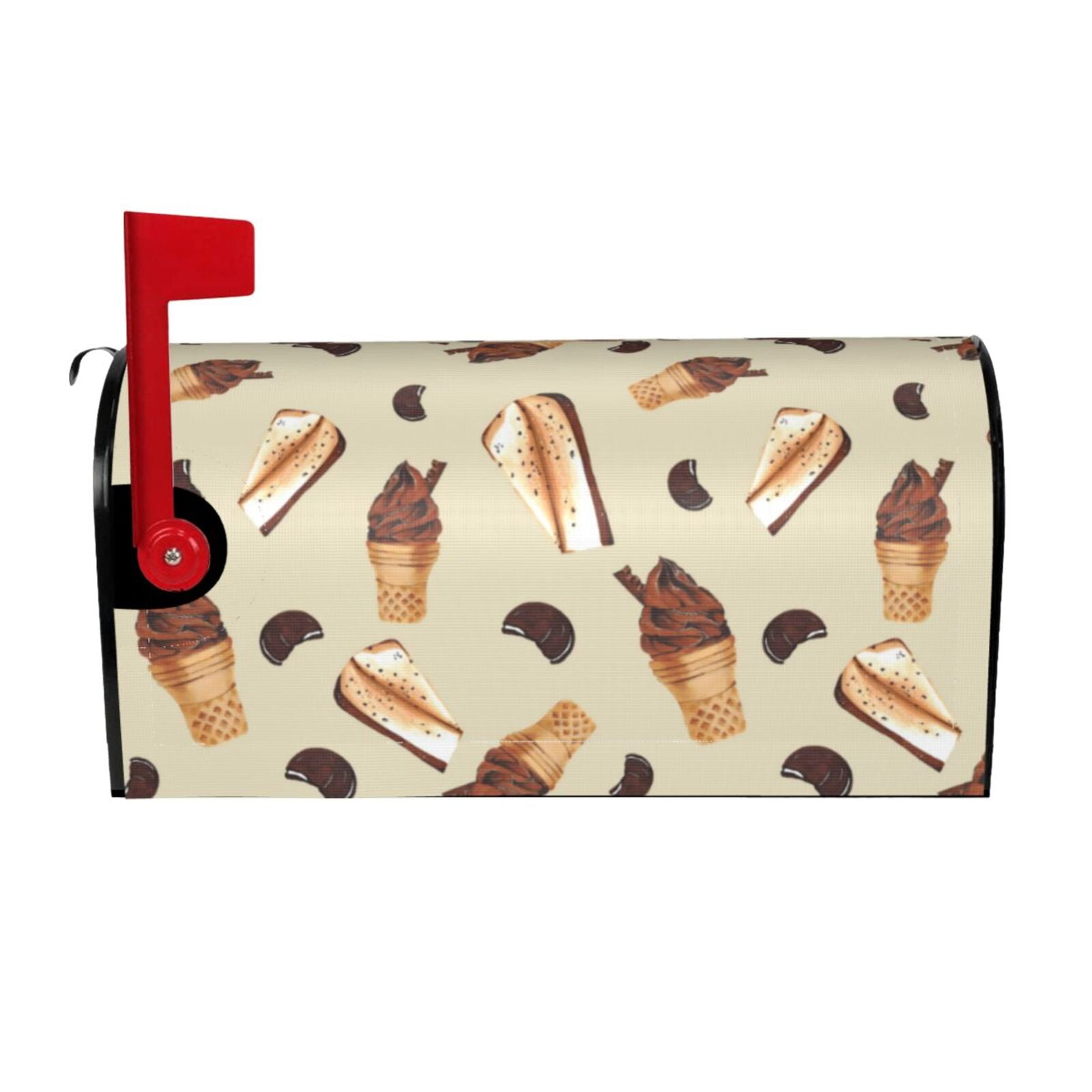 Mailbox Covers Magnetic Standard Size - Chocolate Cake Ice Cream Print ...
