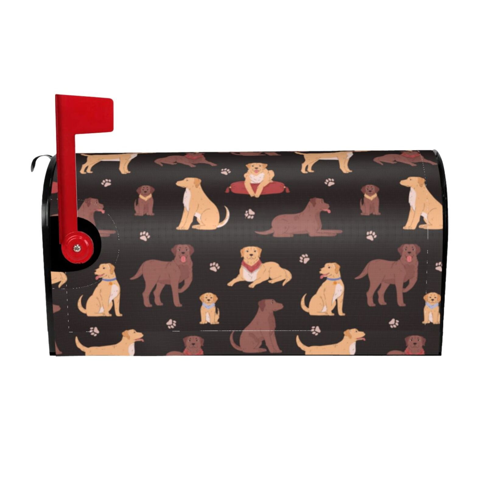 Mailbox Covers Magnetic Standard Size - Chocolate Labrador Retriever ...