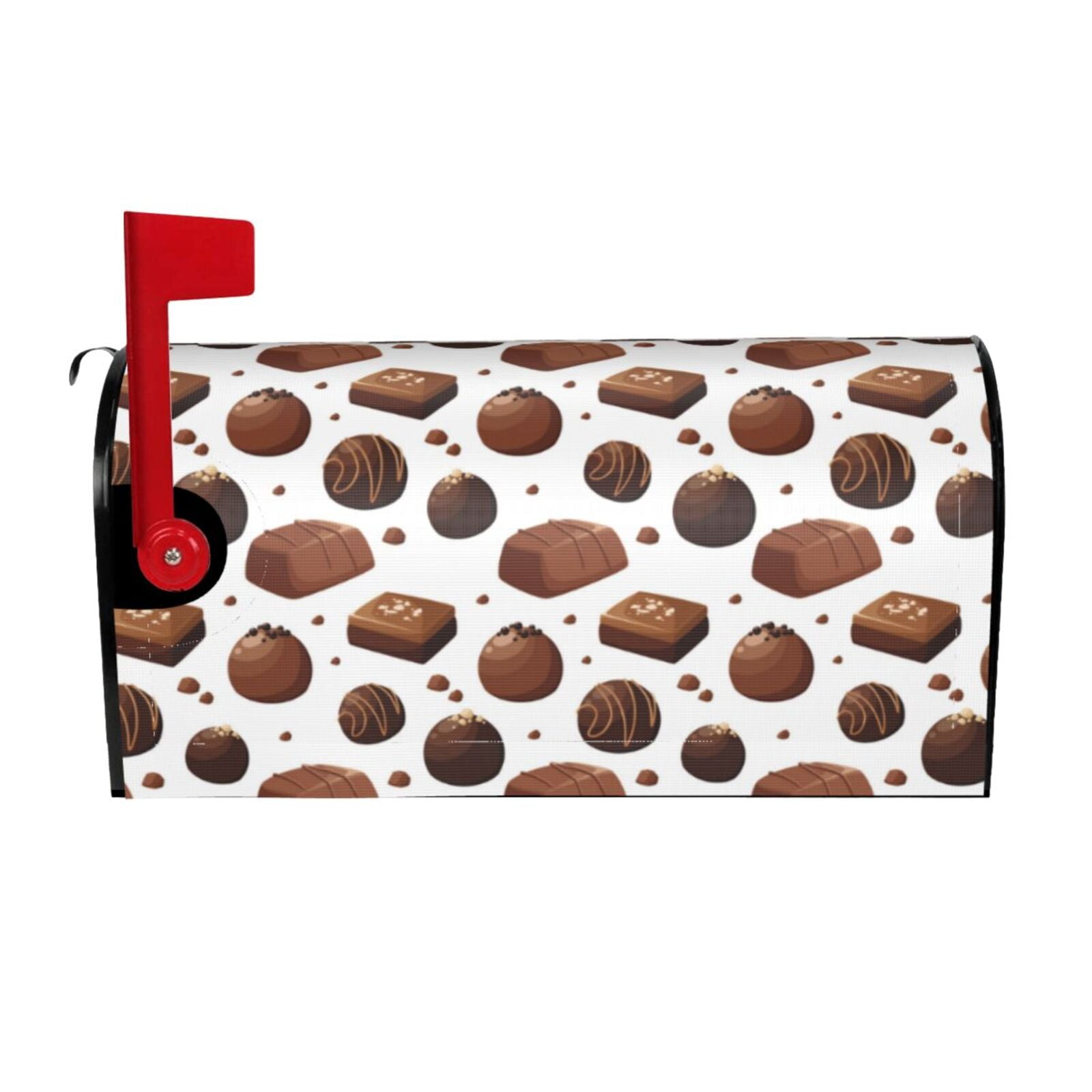 Mailbox Covers Magnetic Standard Size - Chocolate Pattern No.9043 ...