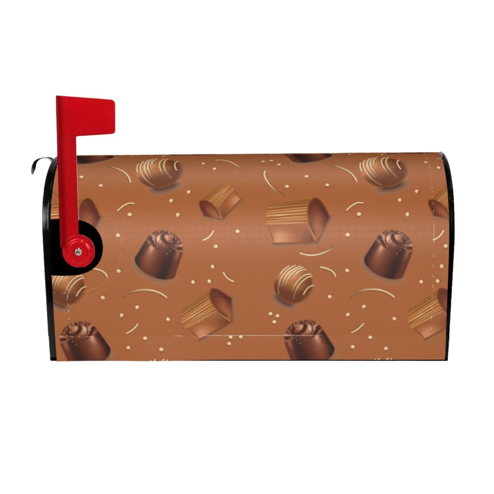 Mailbox Covers Magnetic Standard Size - Chocolate Pattern No.9049 ...