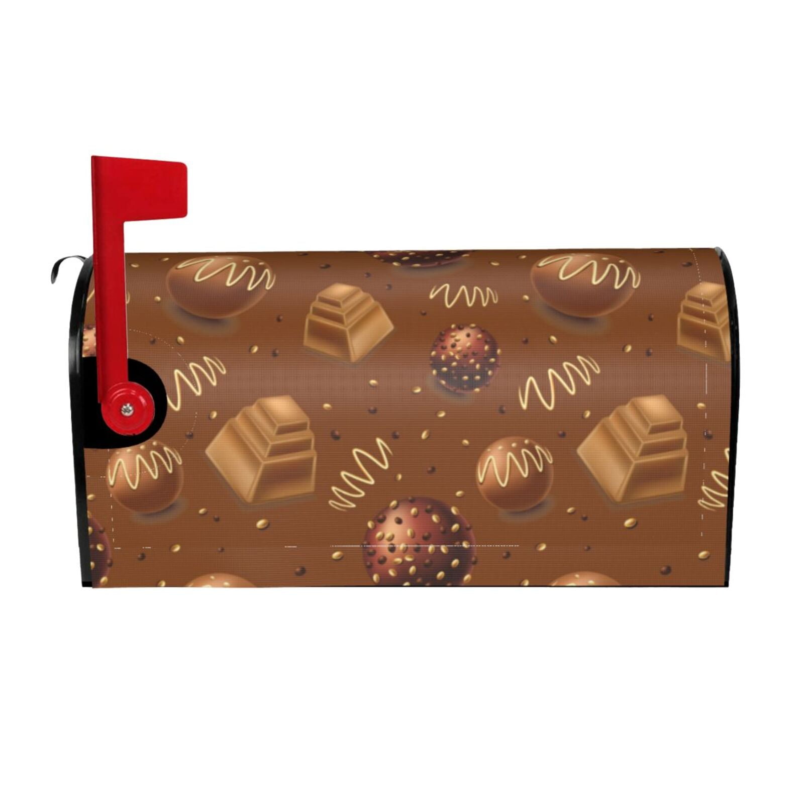 Mailbox Covers Magnetic Standard Size - Chocolate Pattern No.9052 ...