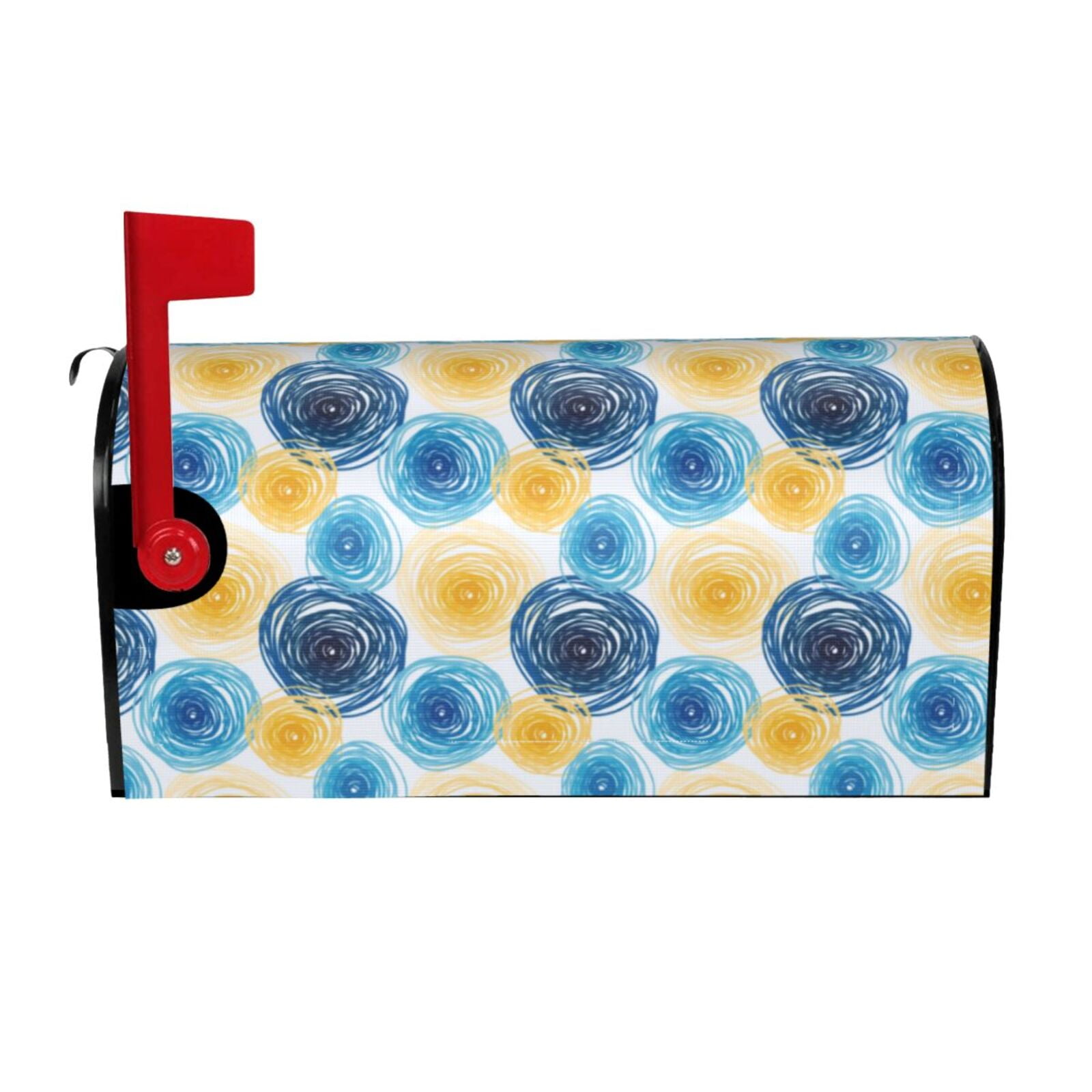 Mailbox Covers Magnetic Standard Size - Circular print Waterproof ...