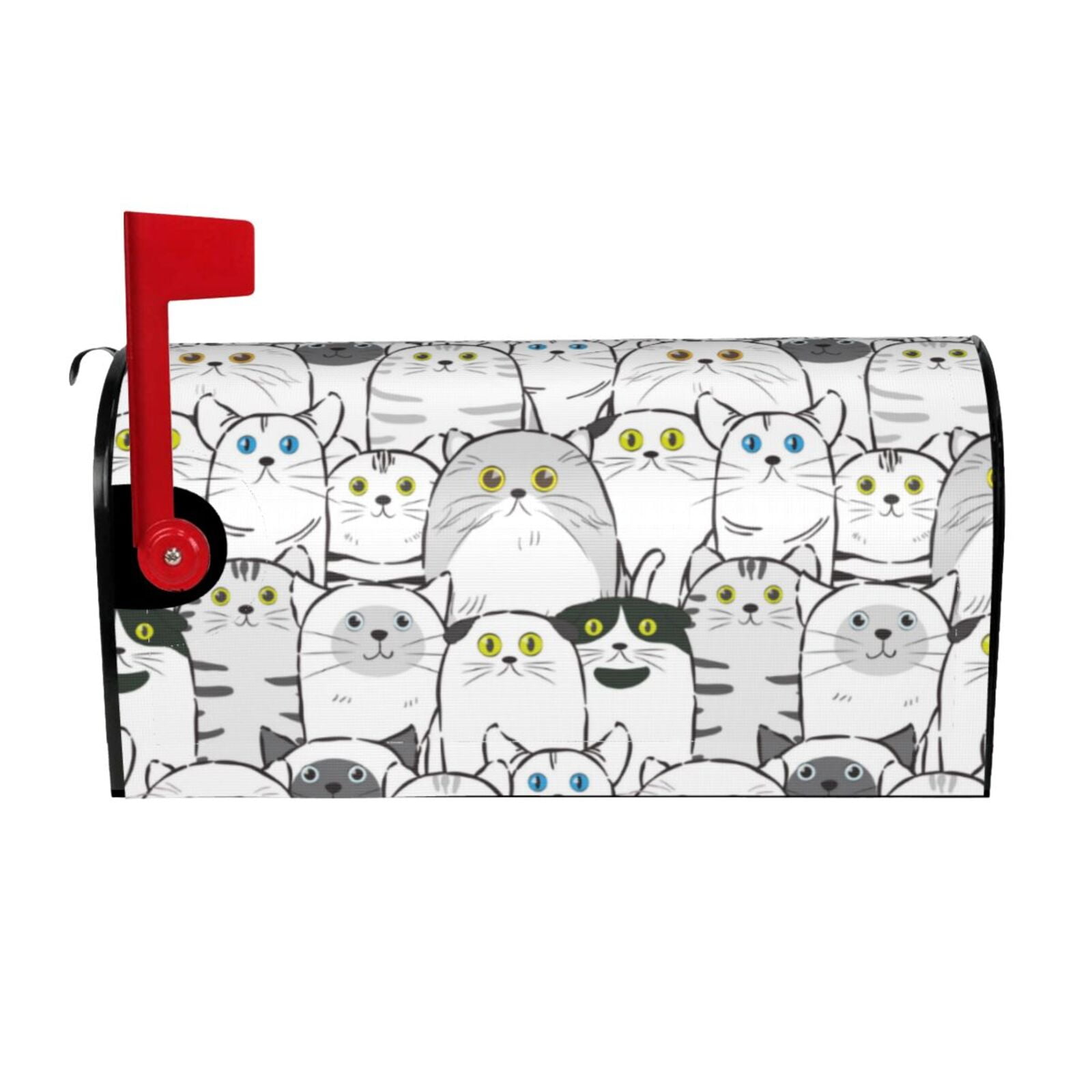 Mailbox Covers Magnetic Standard Size - Classic Cute Cartoon Cat ...