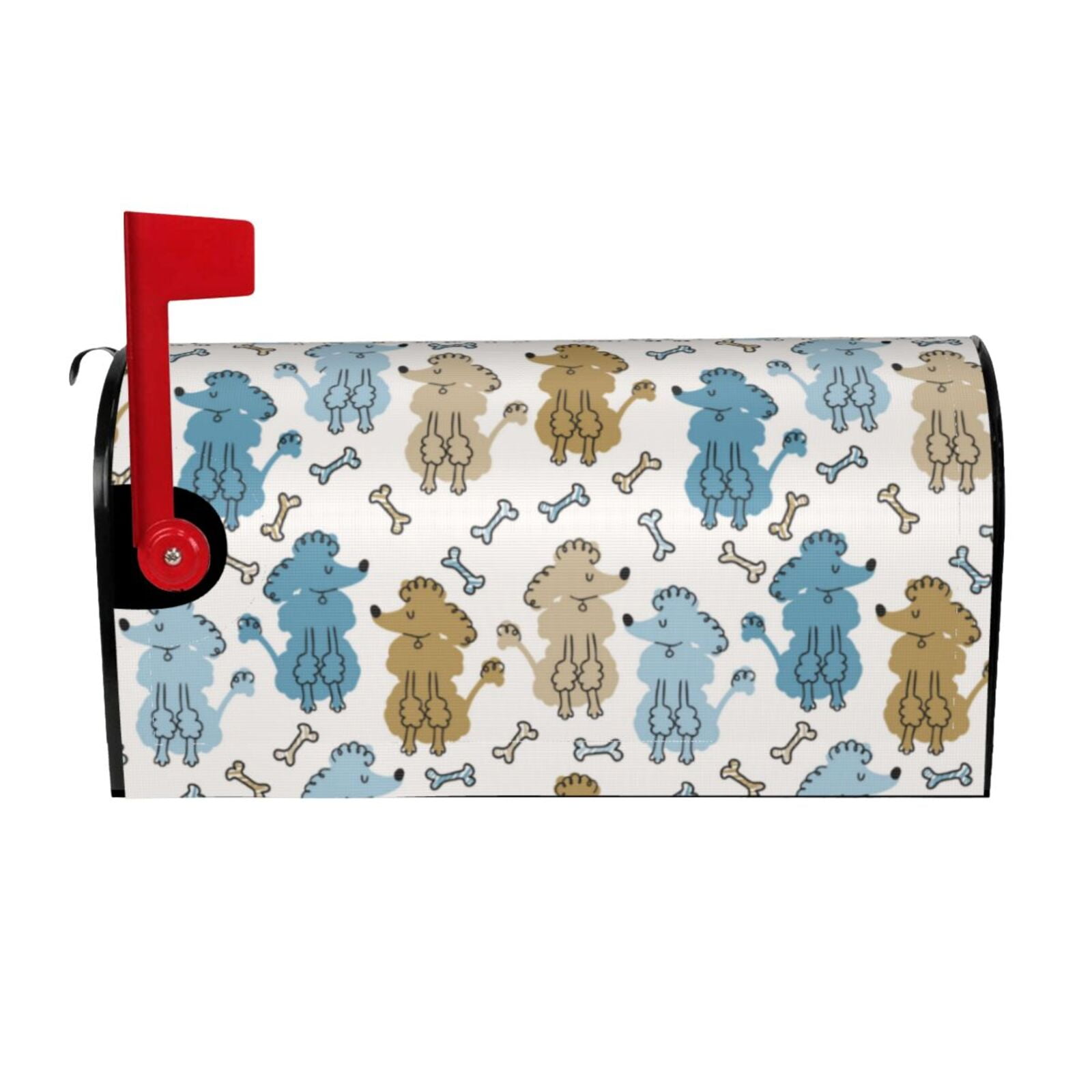 Mailbox Covers Magnetic Standard Size - Classic Cute Poodle Dog Funny ...