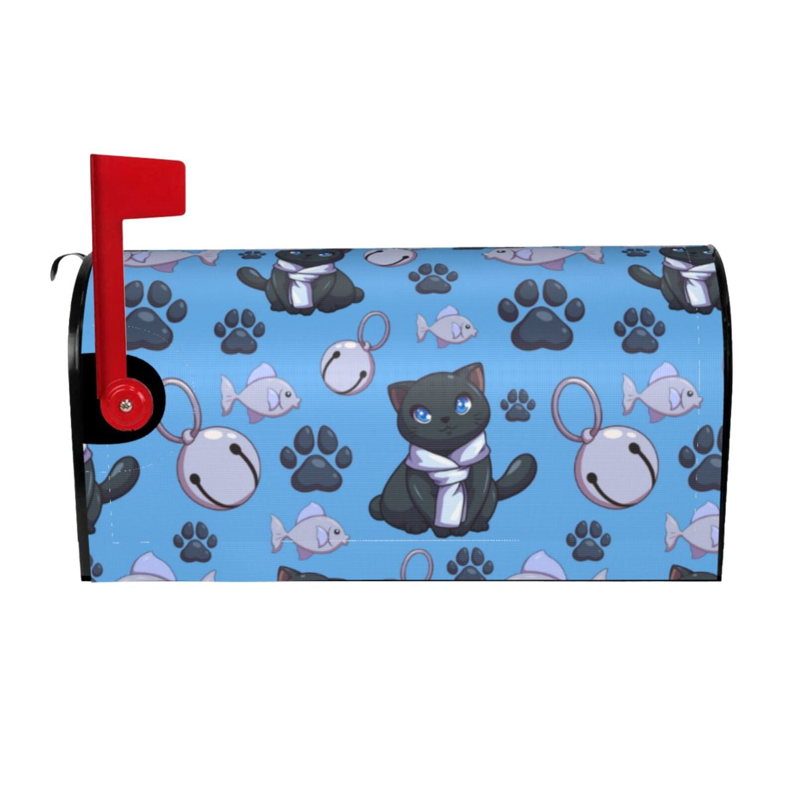 Mailbox Covers Magnetic Standard Size - Classic Katong Cat Fish Blue ...